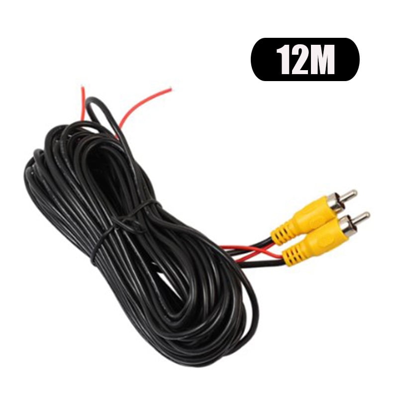 RCA Video Cable 10m 12m 15m 20m For Car Rear View Reverse Camera with ...