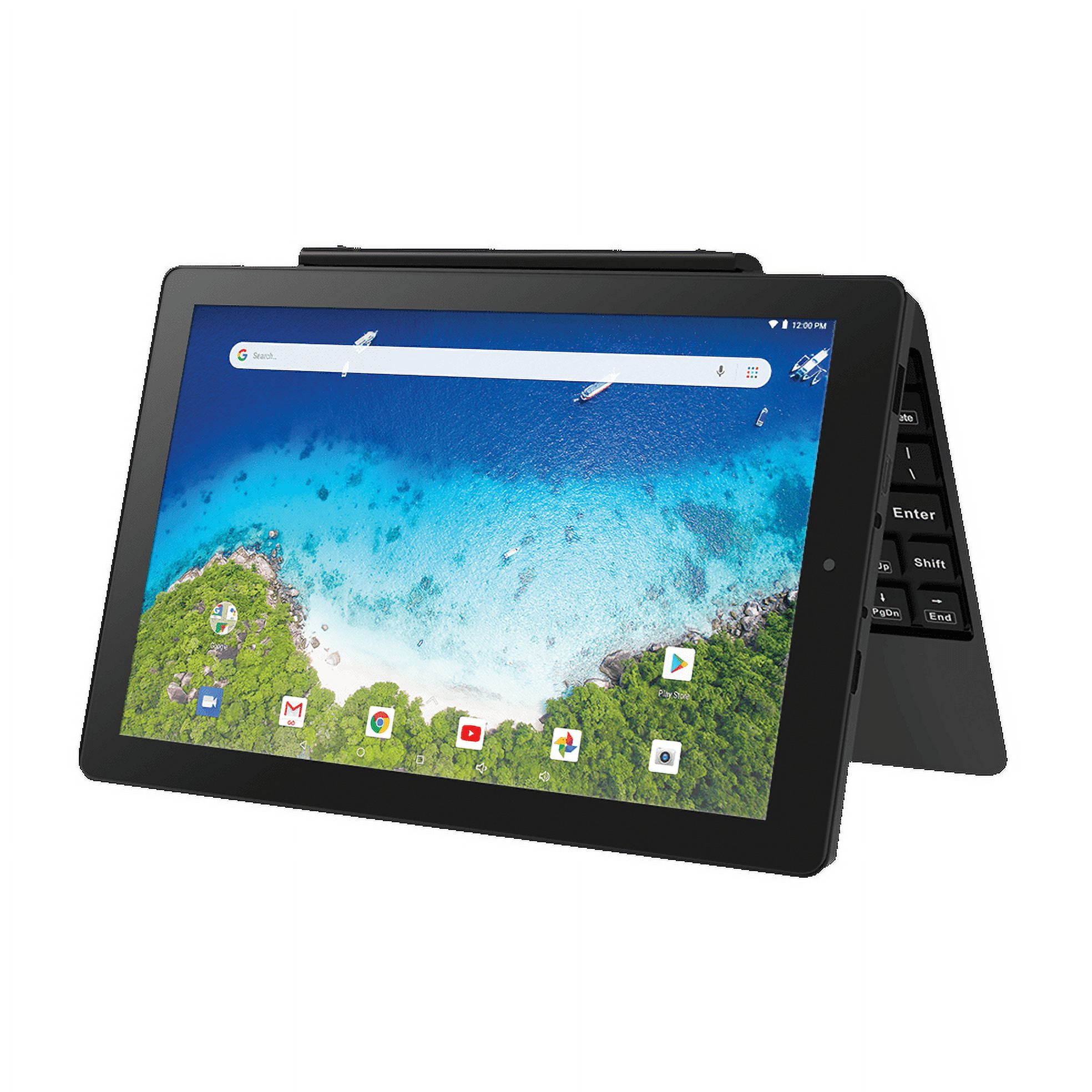 RCA Viking Pro 10.1" Android 2-in-1 Tablet 32GB Quad Core, Charcoal ...