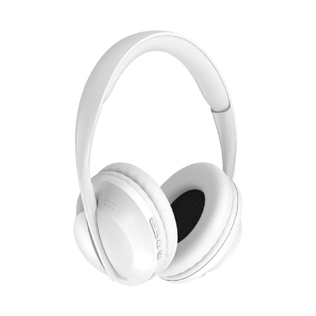 RCA Wave-55 Bluetooth Headphones, 40H Playtime, Hi-Res Audio, White ...