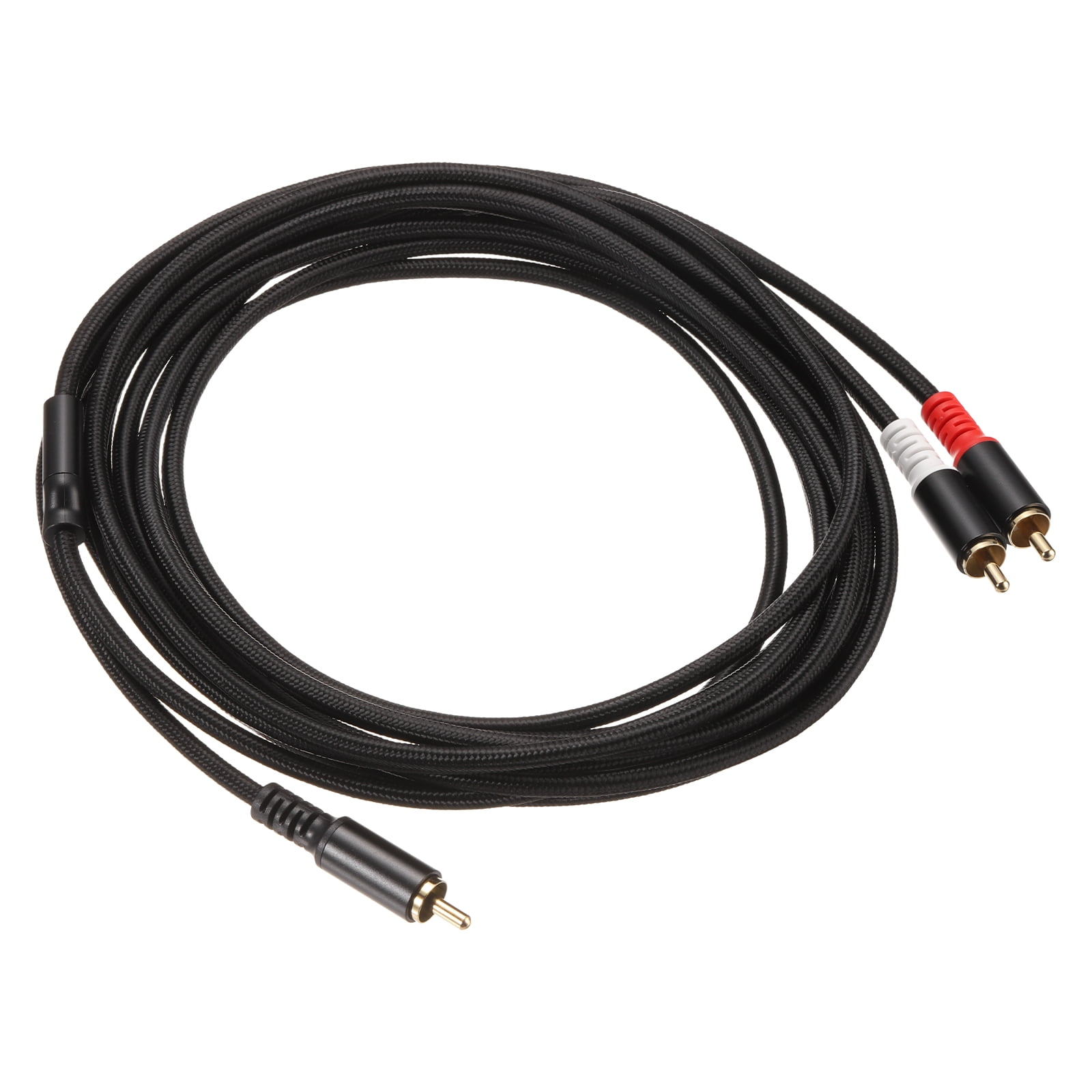 RCA Y Cable 16ft, 1 RCA Male to 2 RCA Male Y Splitter Stereo Audio ...