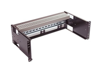 RCB1111BK15 3U Rackmount Adjustable Depth DIN Rail Panel for Industrial ...