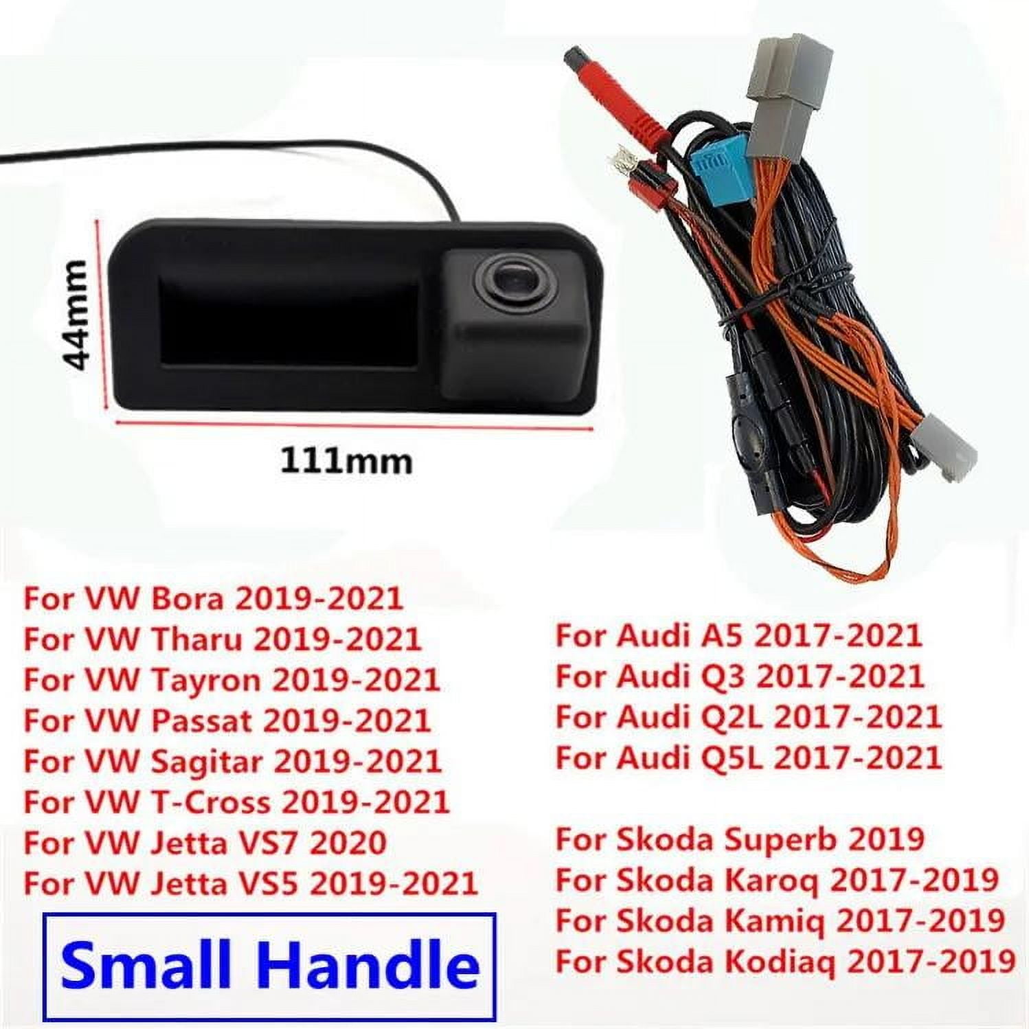RCD330 Car Trunk Handle Rear View Dynamic Trajectory Camera For MQB PQ MIB Audi A3 S3 A4L A5 Q2 ...