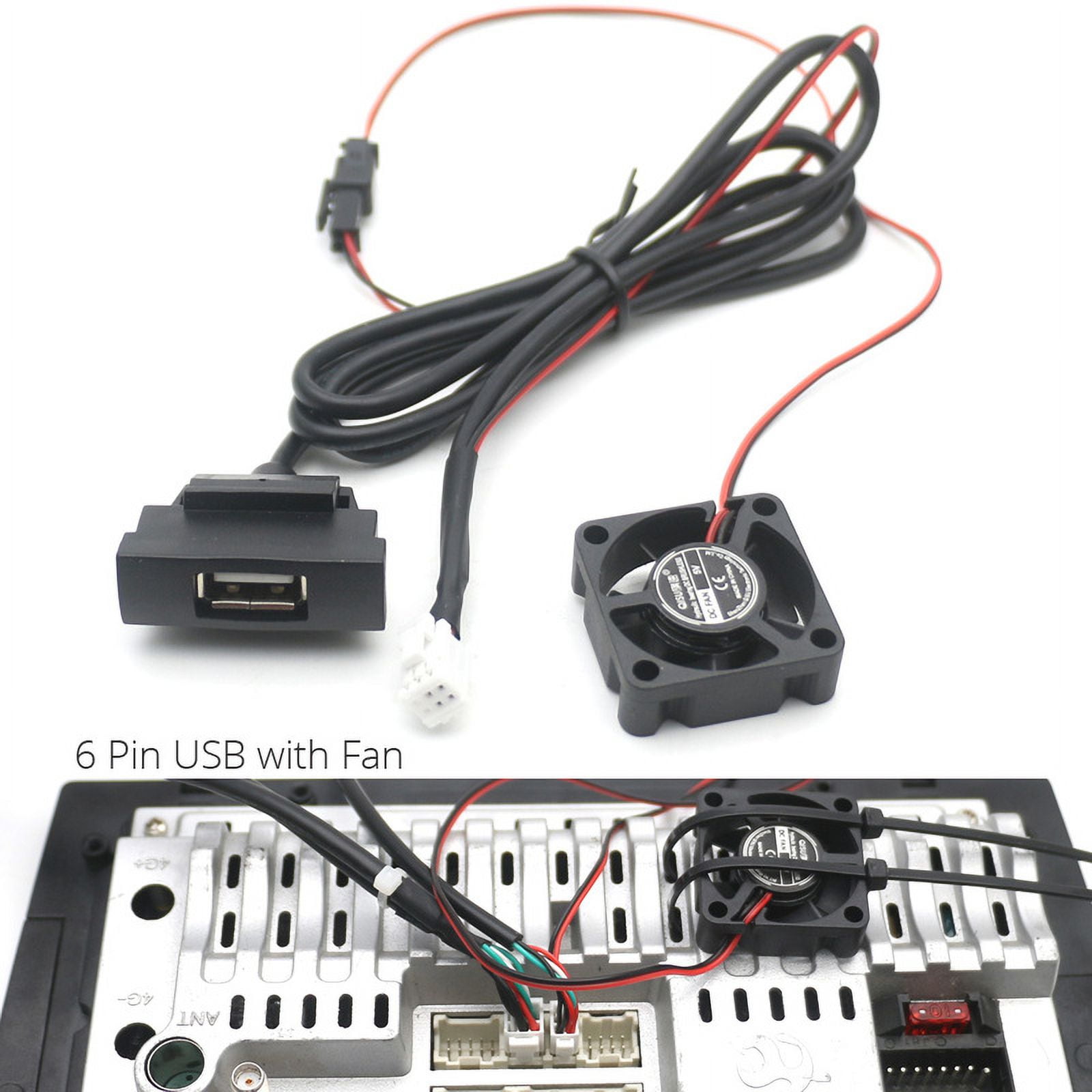 RCD510 RNS315 CD Changer USB IP-BUS 4Pin Plug Interface Cable Adapter ...