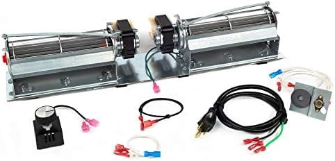 RCFK Fireplace Dual Blower Fan Kit for Majestic Wood Fireplaces | Ball ...