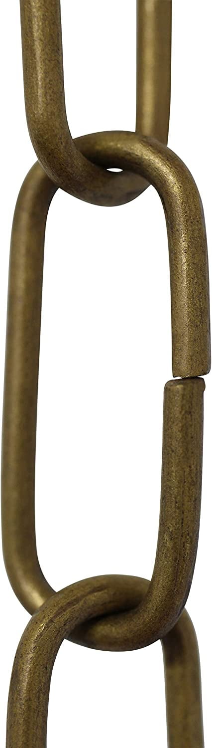 RCH Hardware CH-33B-AB Brass Chandelier Chain, Antique Brass (1 Foot ...