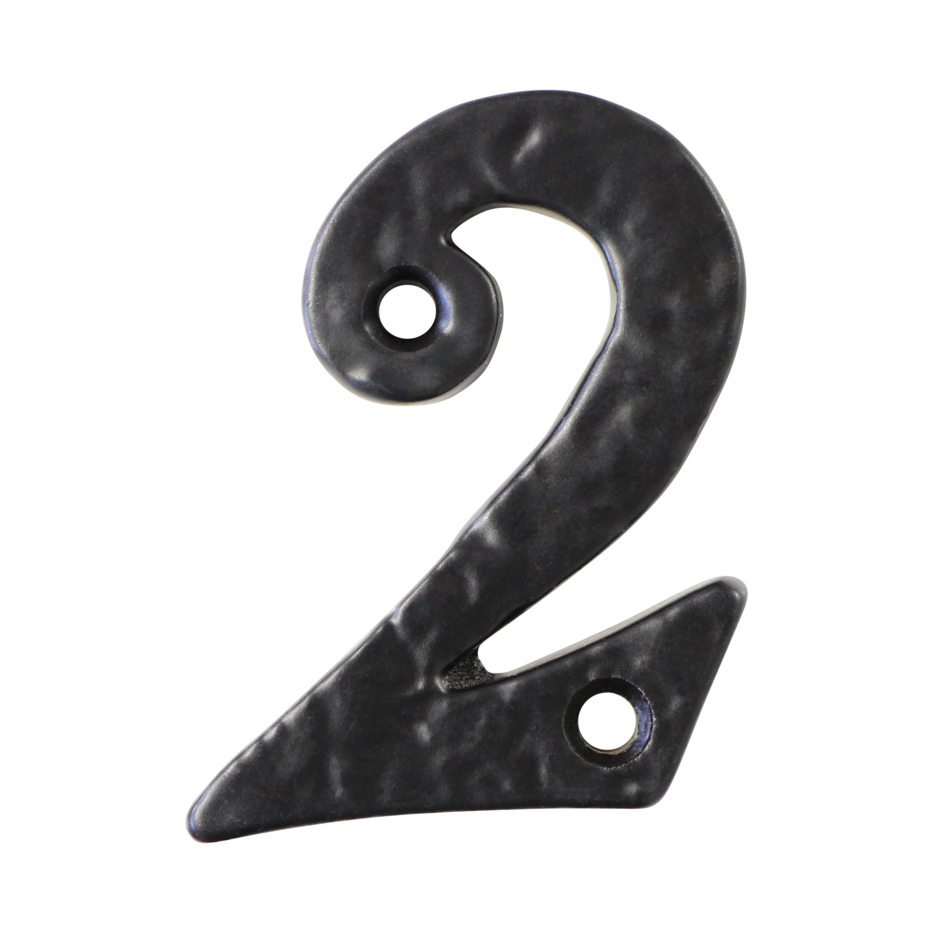 RCH Hardware NO-IR530-50 Iron House Number, 2 Inch, Black - Walmart.com