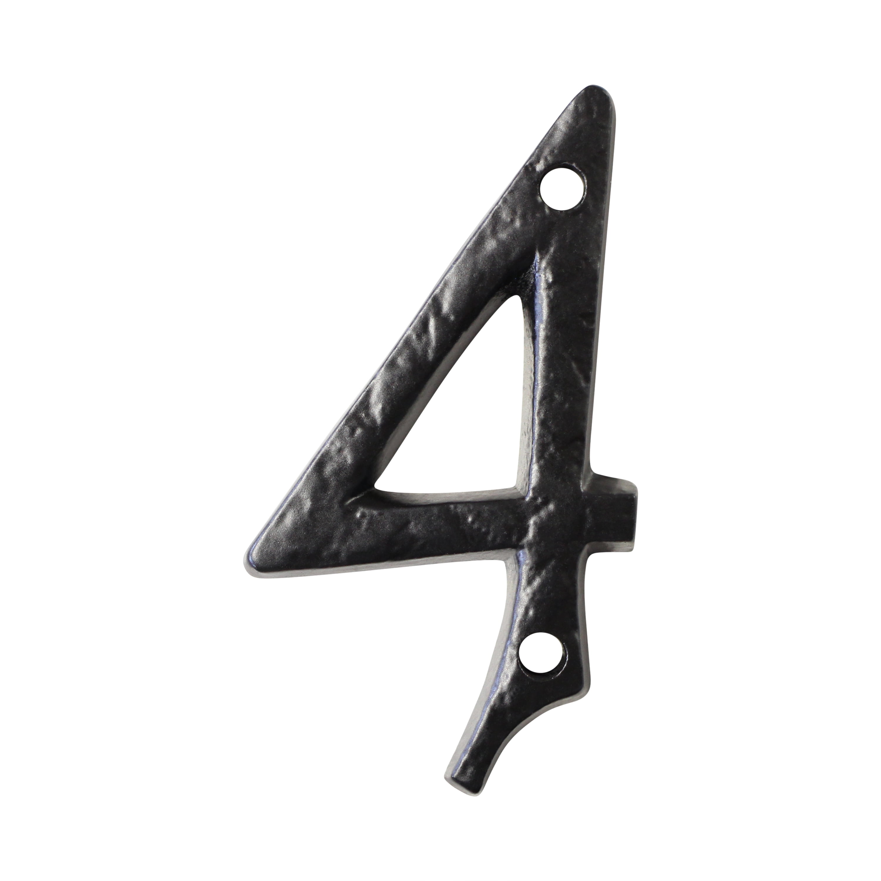 RCH Hardware NO-IR530-50 Iron House Number, 2 Inch, Black - Walmart.com