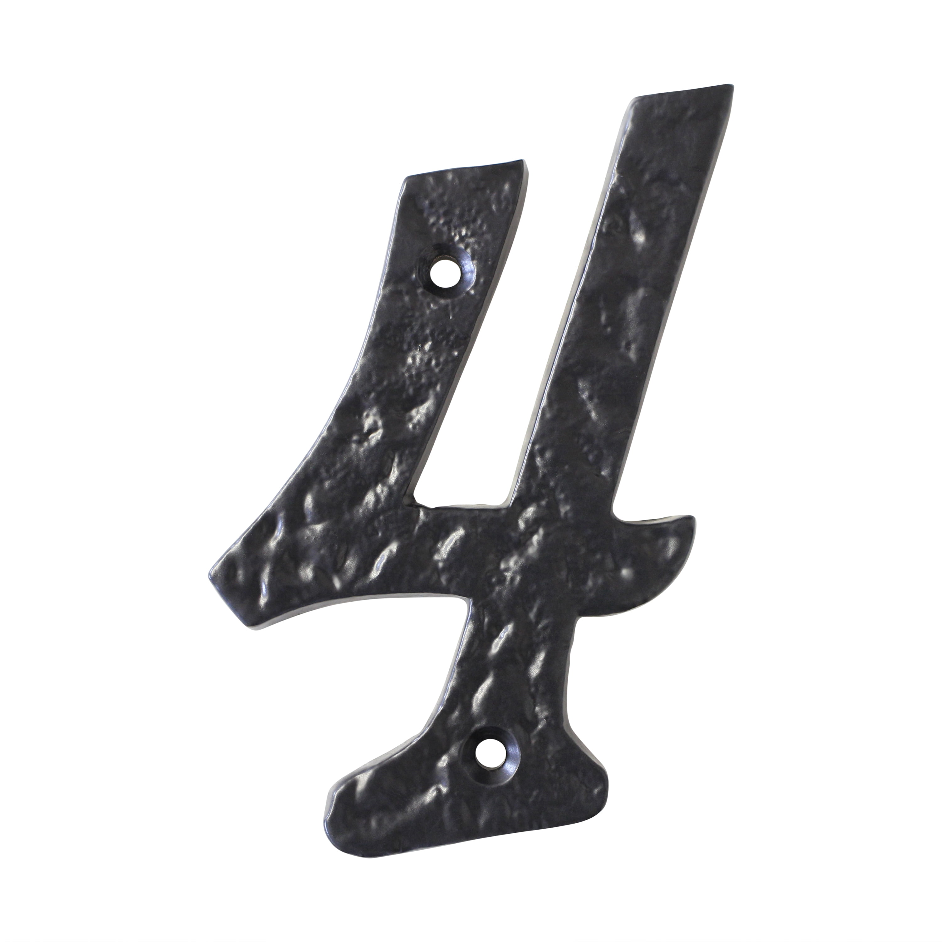 RCH Hardware NO-IR570-100 Iron House Number, 4 Inch, Black - Walmart.com
