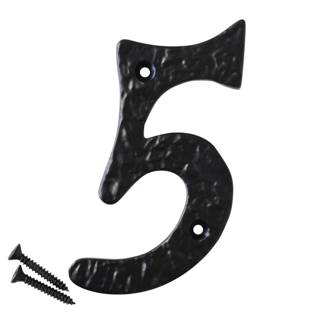 RCH Hardware NO-IR830-100 Iron House Number, 4 Inch, Black - Walmart ...