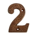 RCH Hardware NO-IR831-75 Iron House Number, 3 Inch, Rust - Walmart.com