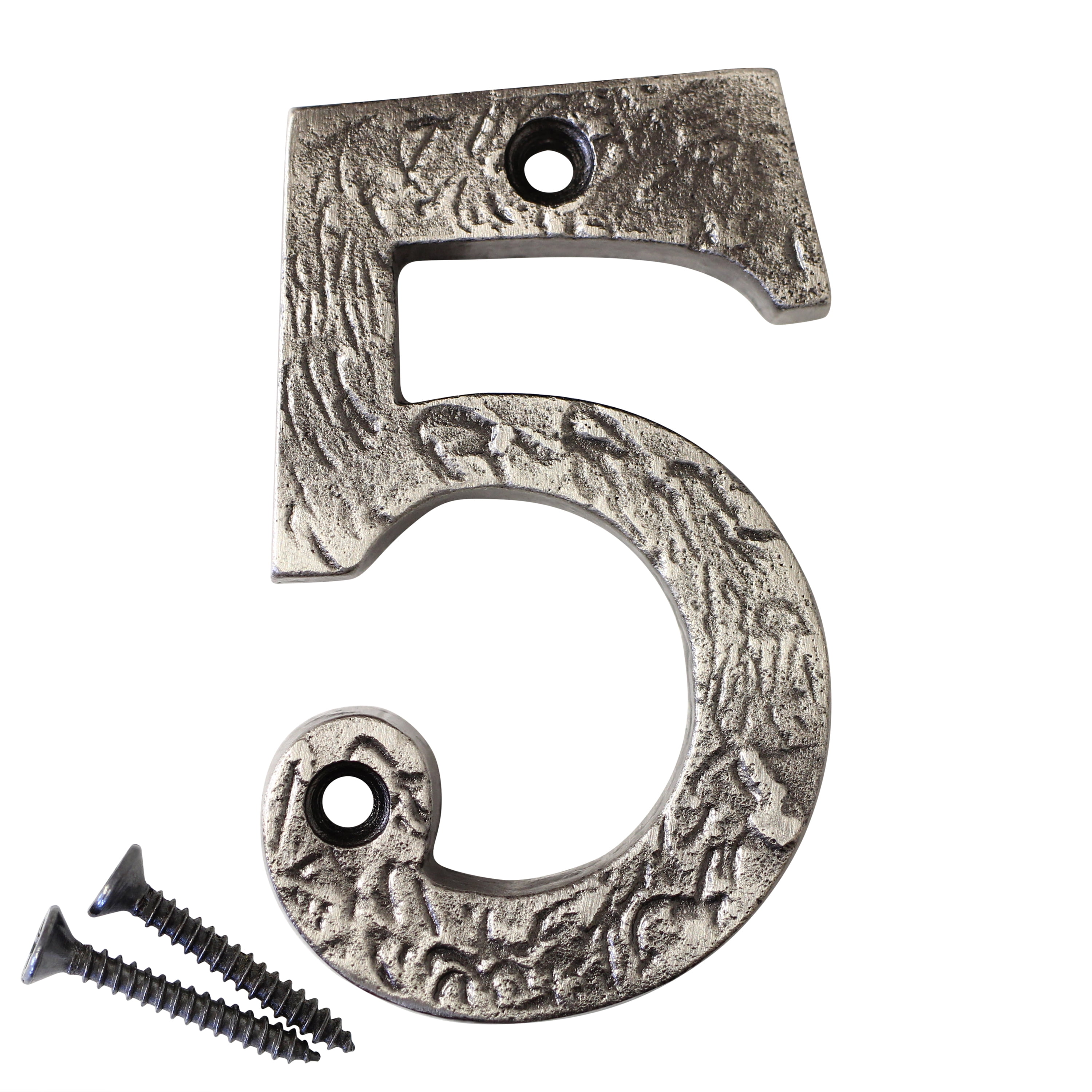 RCH Hardware NO-IR832-75 Iron House Number, 3 Inch, Antique Nickel ...