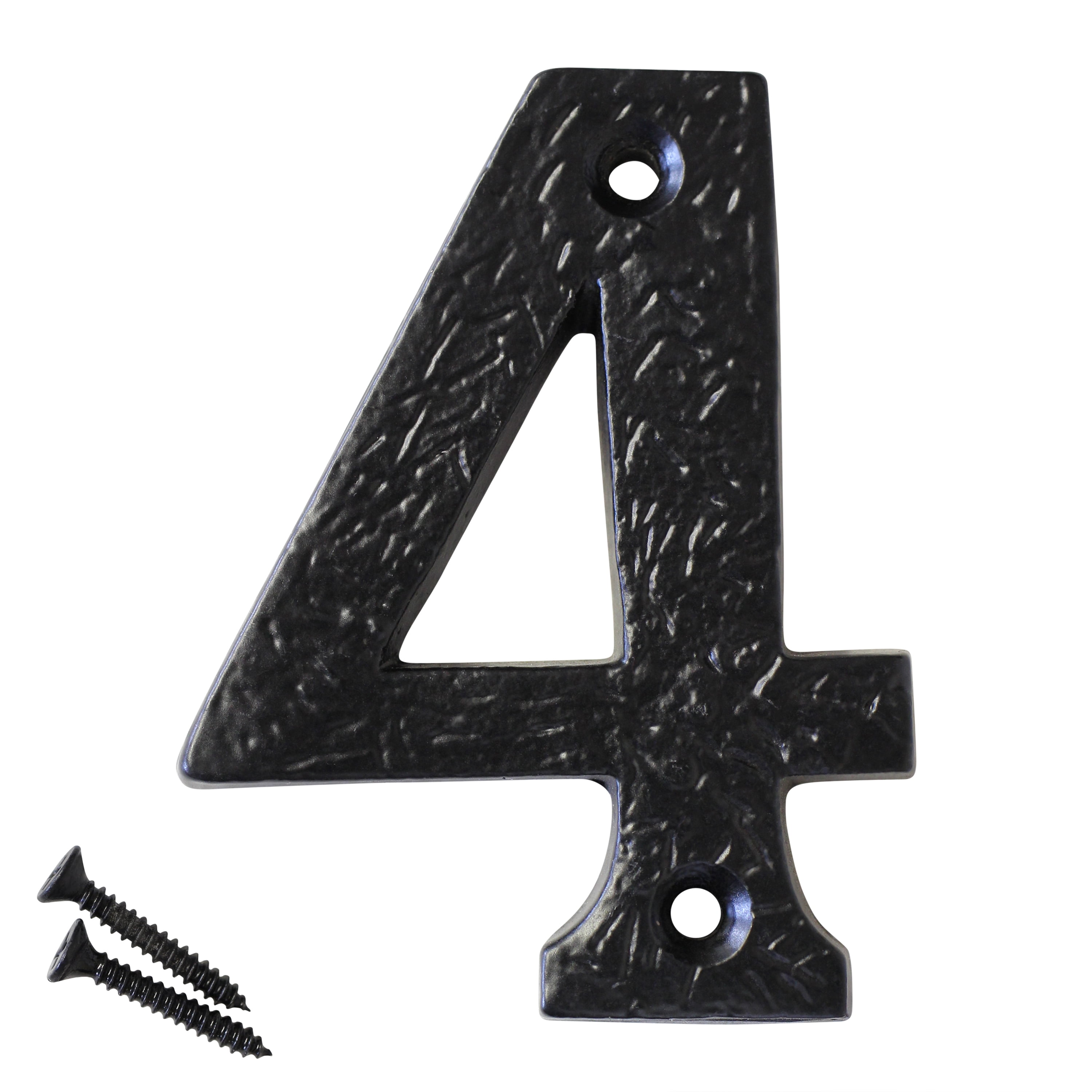 RCH Hardware NO-IR832-75 Iron House Number, 3 Inch, Black - Walmart.com