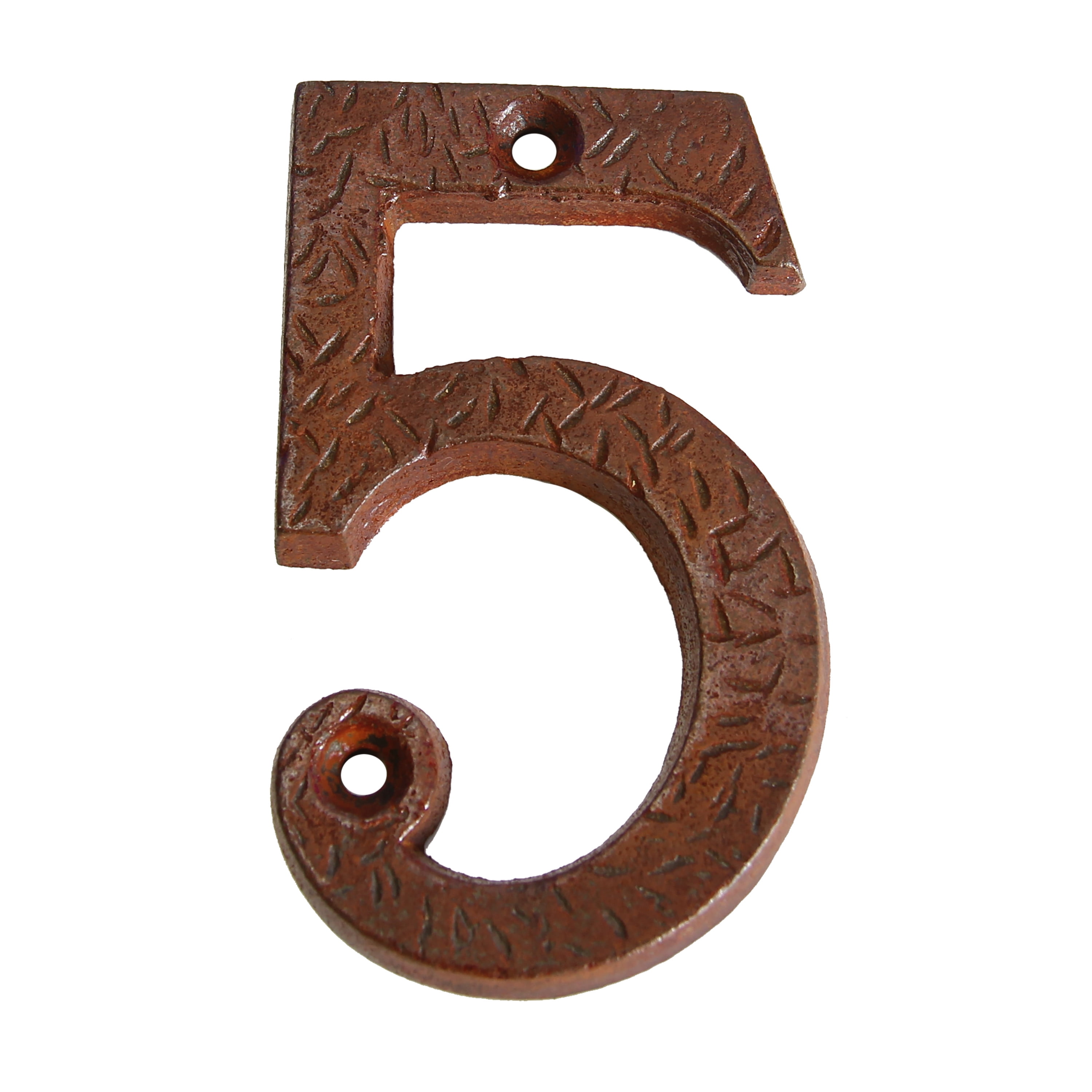 RCH Hardware NO-IR832-75 Iron House Number, 3 Inch, Rust - Walmart.com