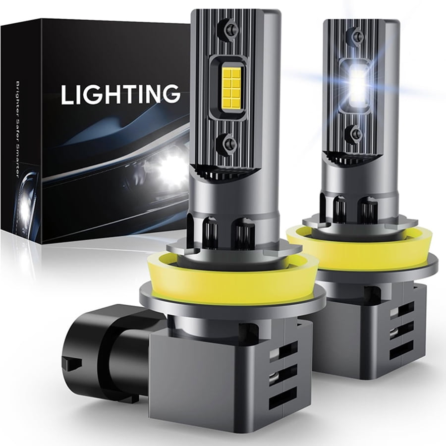 RCJ H11 Bulb, H8 H9 H16 Fog Bulbs 100W 30000LM Super Bright with ...