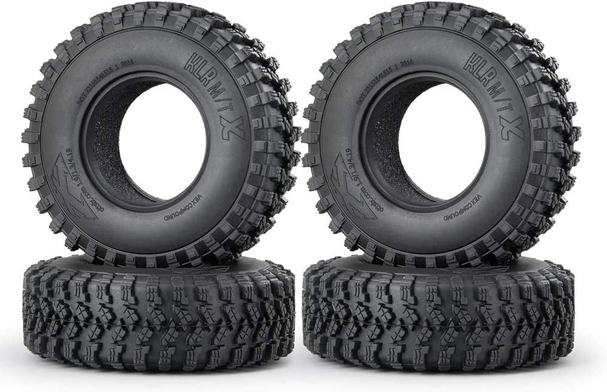 RCLIONS 1.9 inch RC Crawler Tires - 4pcs Set for 1/10 RC Crawler Car ...