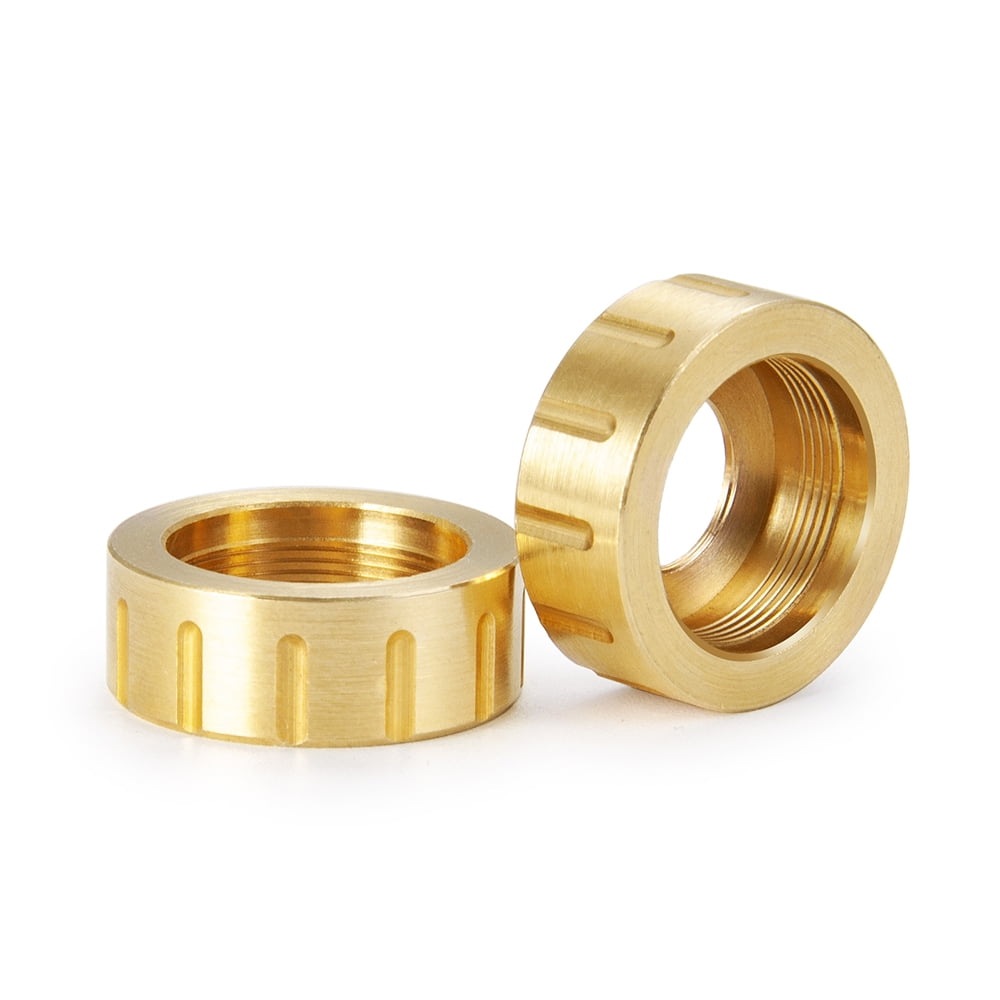 RCLIONS 2Pcs RC Car Rear Axle Adapter Brass Counterweight Combiner for ...