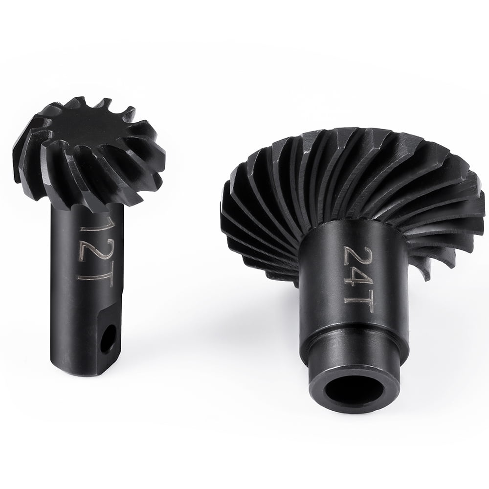 RCLIONS 40CR Steel 12T&24T Helical Diff Axle Gear Set for TRX-4M Bronco ...