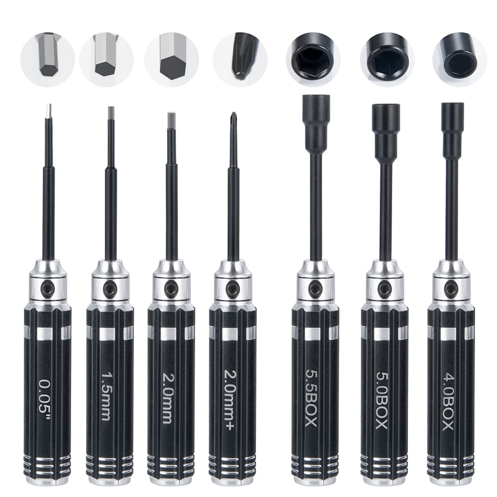 RCLIONS 7PCS Hex Screwdriver Socket Tool Set 1.5mm 2.0mm 4.0BOX 5.0BOX ...