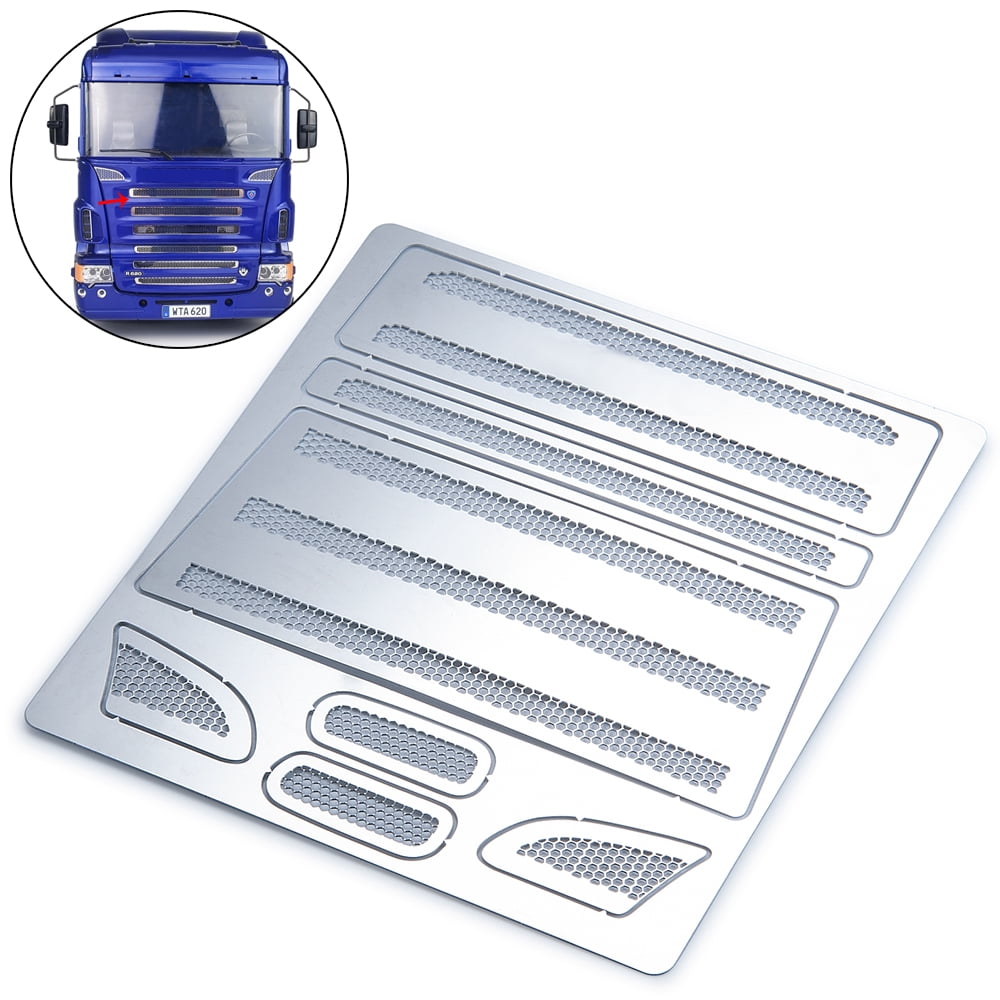 RCLIONS Metal Grille Mesh Front Face Intake Grille Cover Decorative ...
