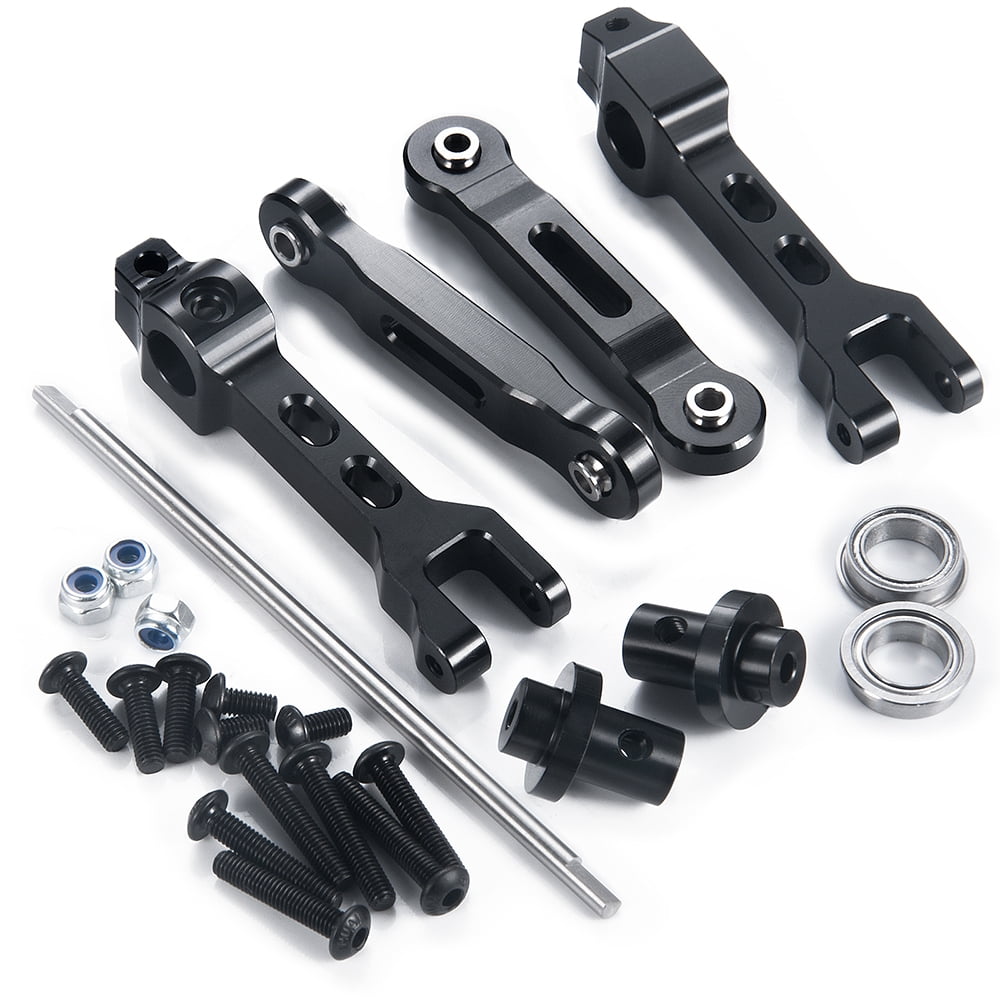 RCLIONS Metal Rear Sway Bar Panhard-Bar Linkage Kit for 1/8 LMT 4S King ...