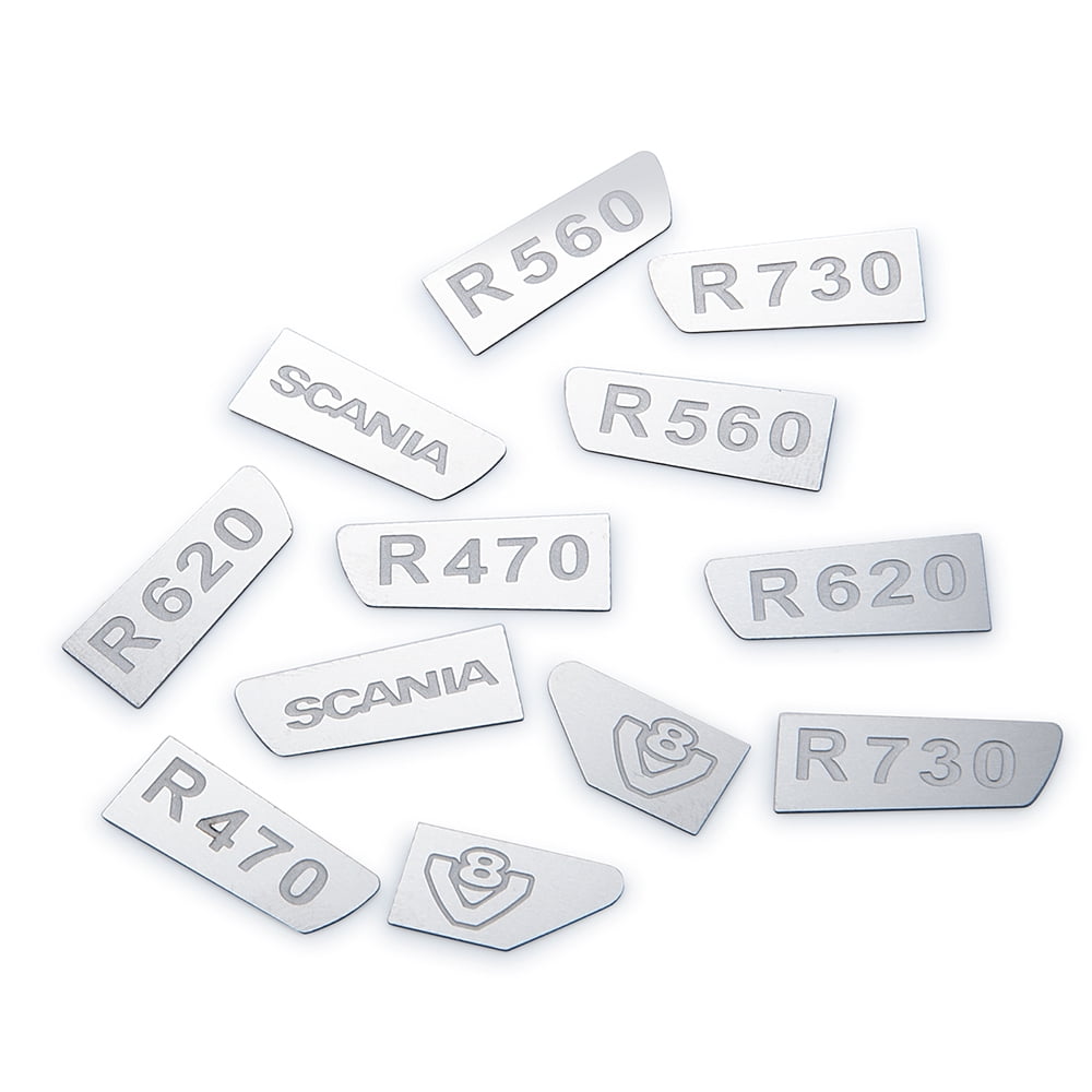 RCLIONS RC Car Metal LOGO Decoration Sticker for 1/14 Tamiya Truck ...