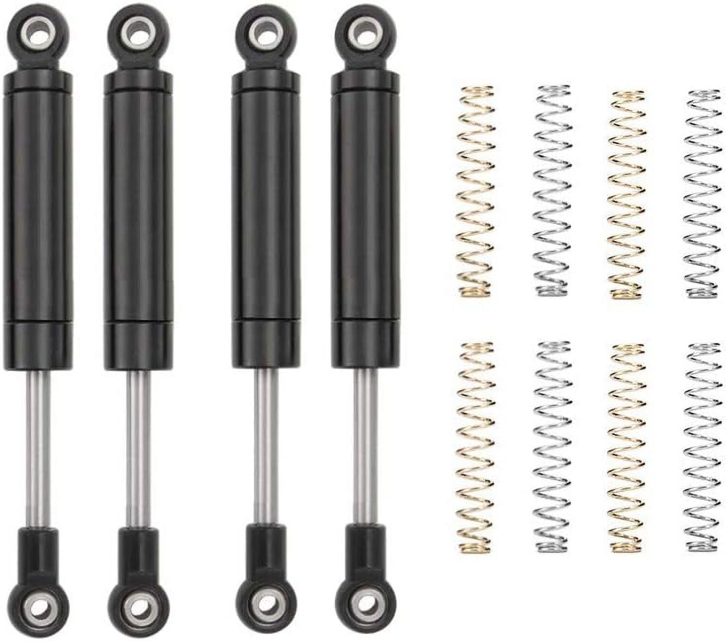 RCLions 4pcs RC Shock Absorber Damper 80mm Internal Spring for 1/10 RC Crawler Car TRX4 SCX10 ...