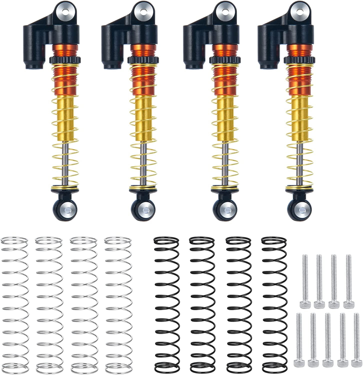 RCLions RC Shocks 43mm Adjustable Absorber Damper for 1:24th Axial ...