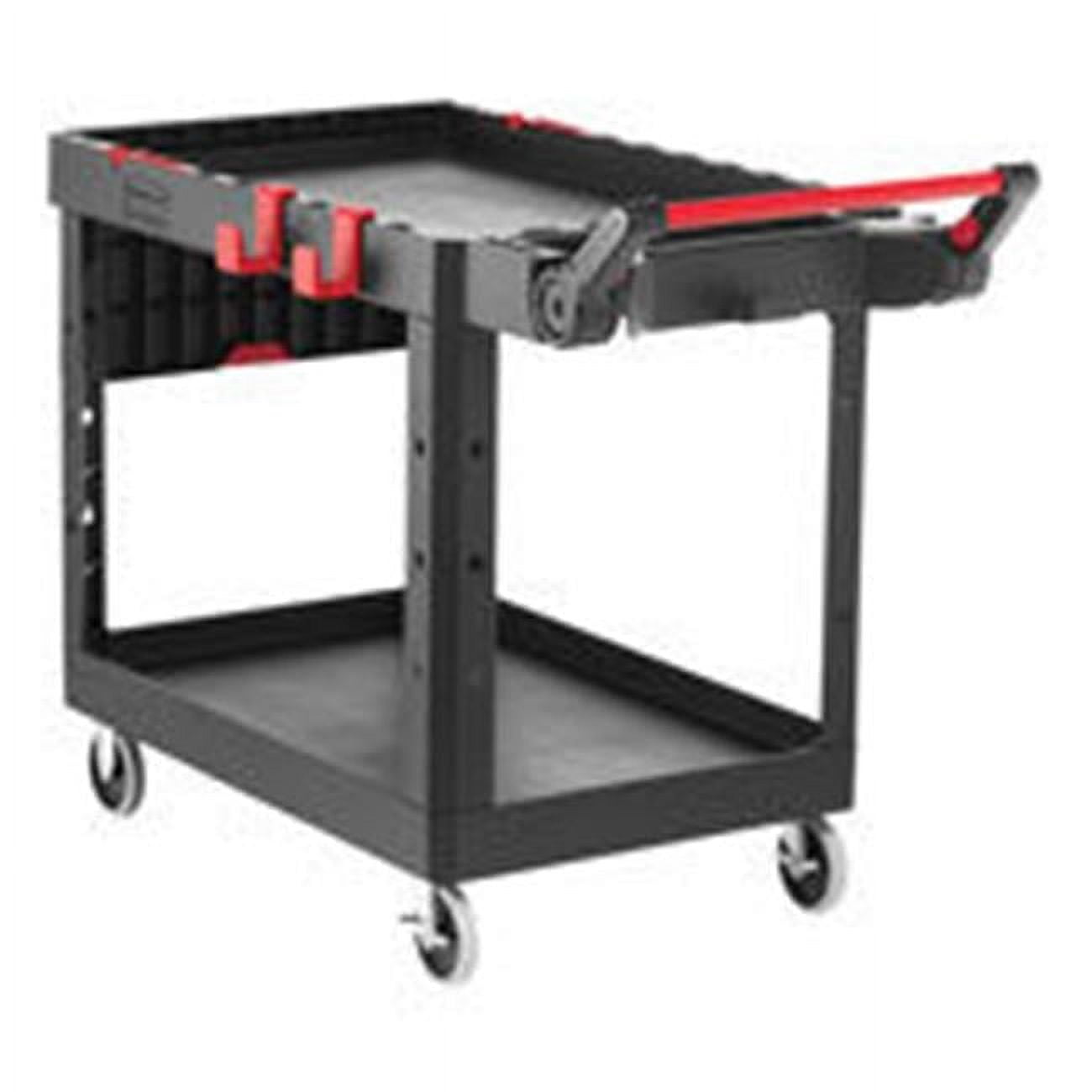 RCP Heavy Duty Adaptable Medium Utility Cart, Black - Walmart.com