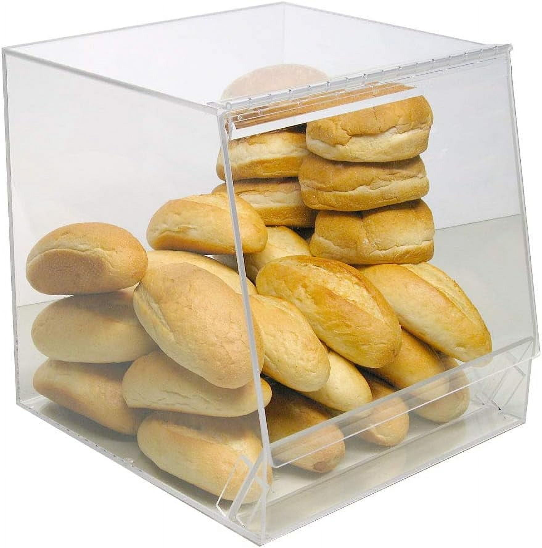 RCS Plastics Bulk Bread Storage Display Case 1 Containers for Deli or ...
