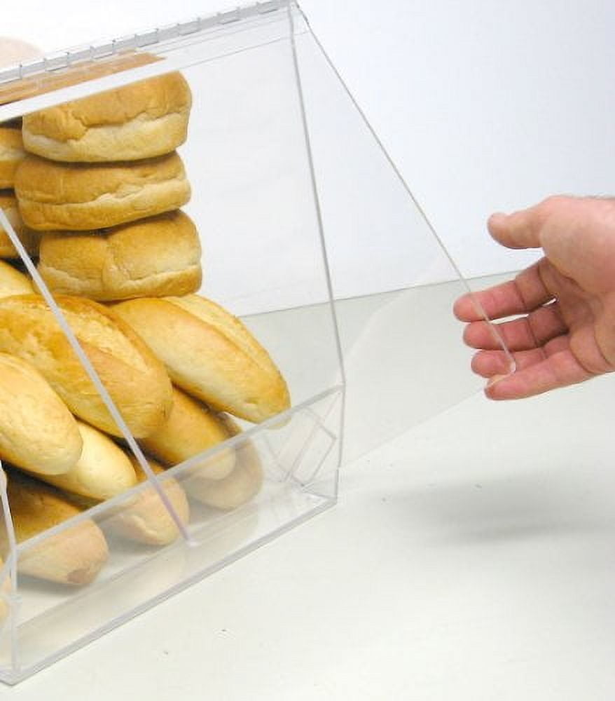 RCS Plastics Bulk Bread Storage Display Case 1 Containers for Deli or ...