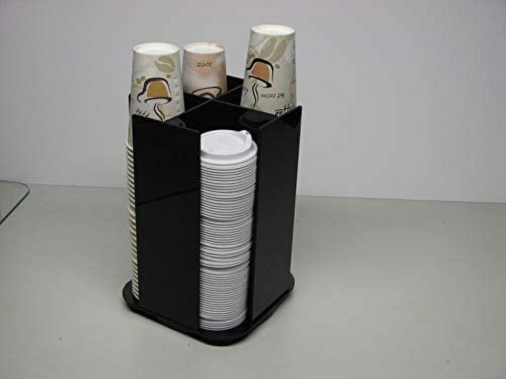 Coffee Mug Organizer Condiment Cups With Lids RCS PlasticsVerticle ...