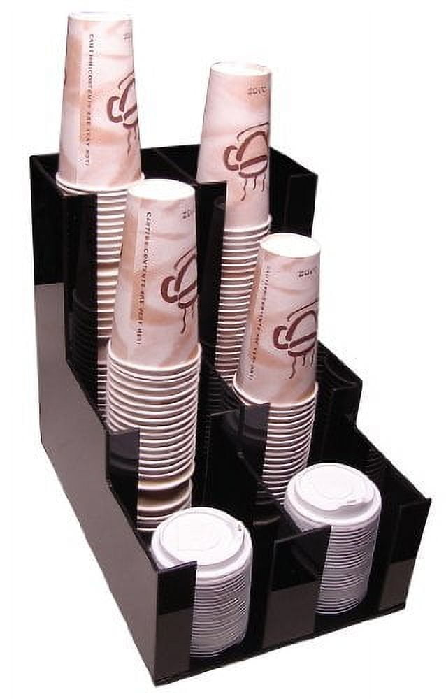 RCS Plastics Cup Lid Holder Dispenser Coffee Cup Beverage Caddy ...