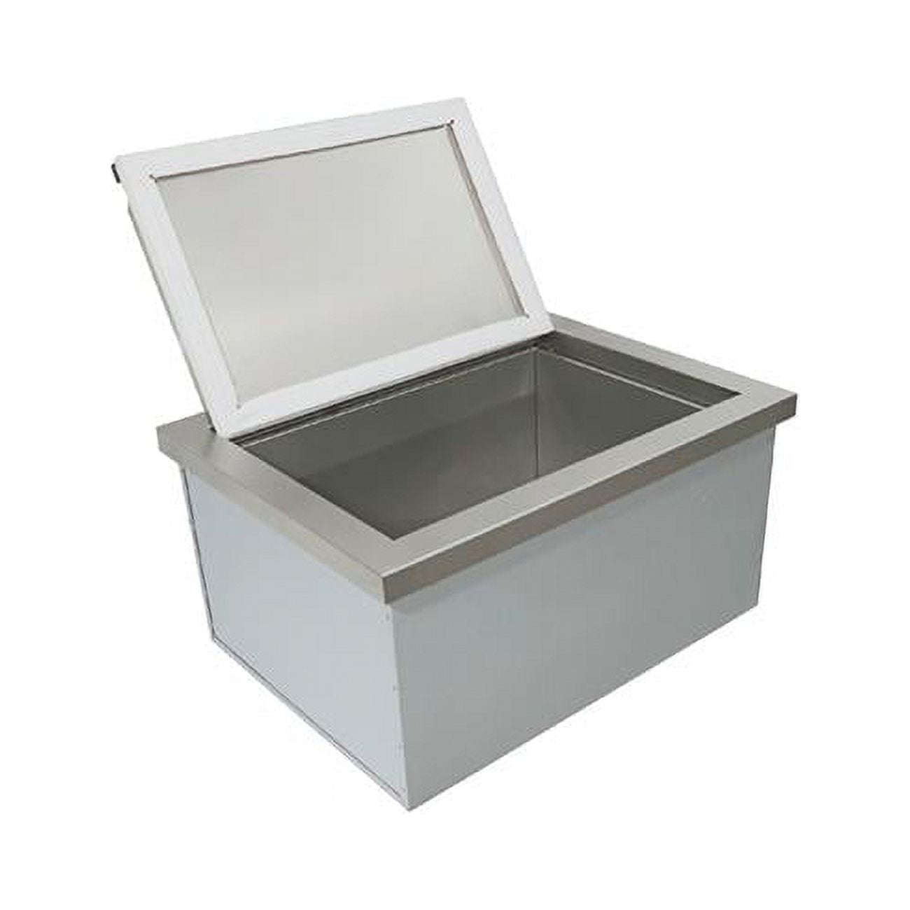RCS Valiant Stainless Steel Drop-In Cooler Ice Container with Removable ...