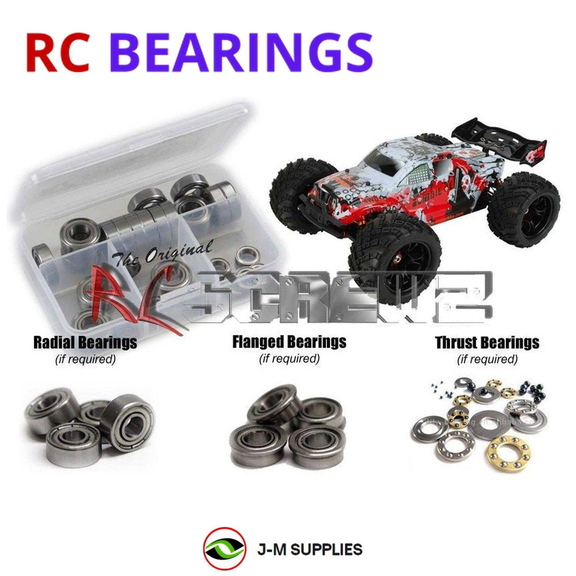 RCScrewZ Metal Shielded Bearing Kit dhk004b for DHK Hobby Zombie 1/8th ...