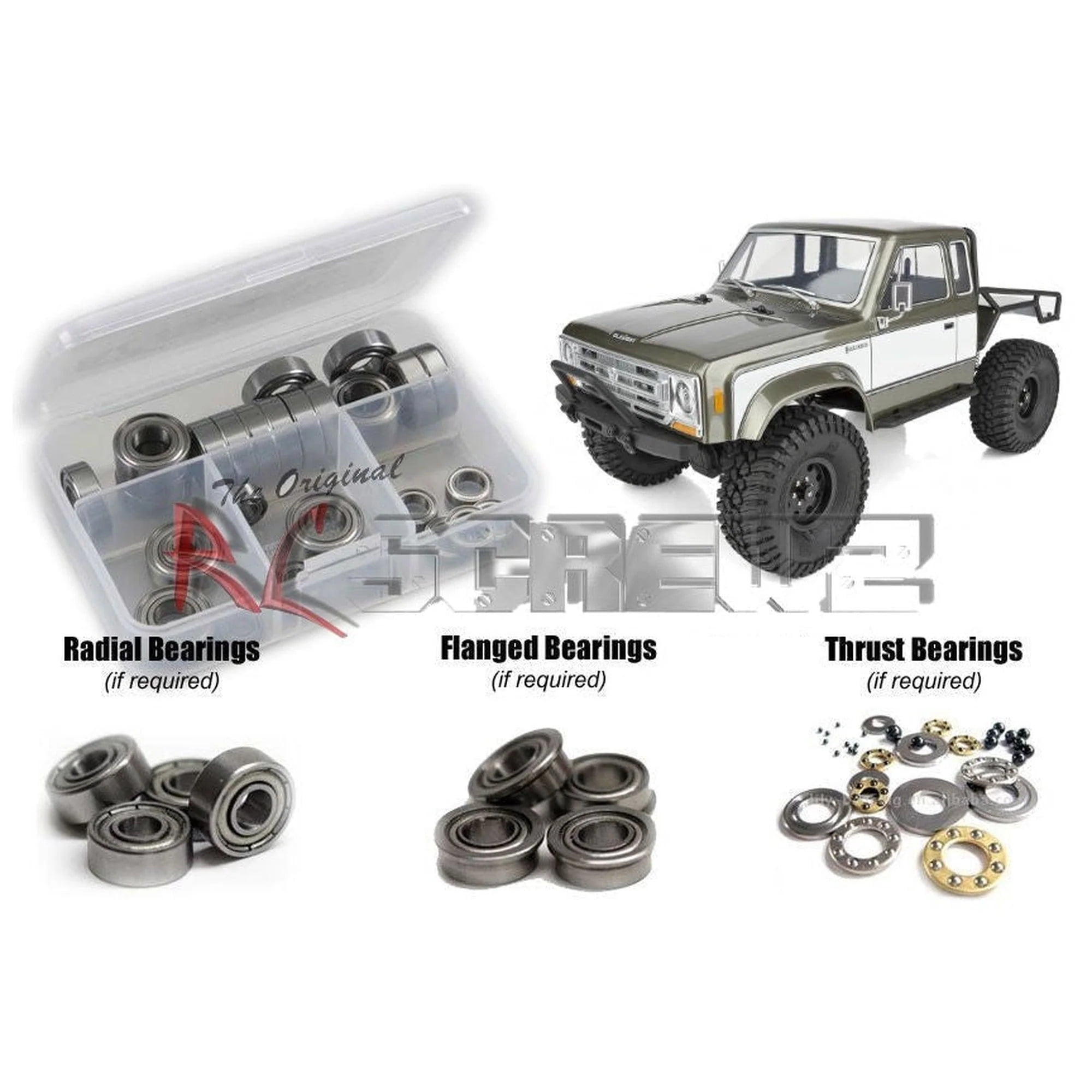 RCScrewZ Metal Shielded Bearing Kit ele004b for Element RC Enduro Sendero Trail Truc RC Car ...