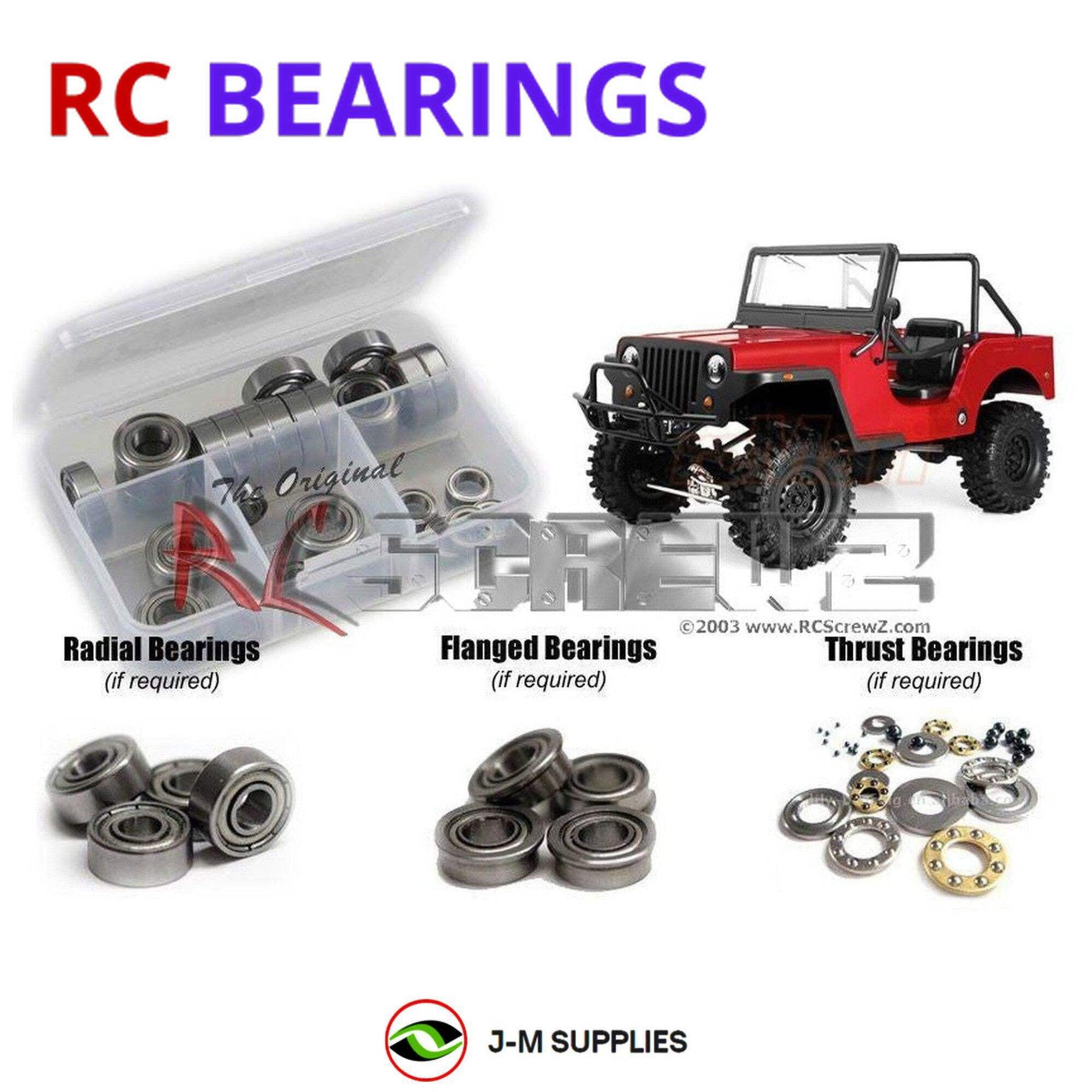 RCScrewZ Metal Shielded Bearing Kit gma008b for GMade Sawback 4LS # ...