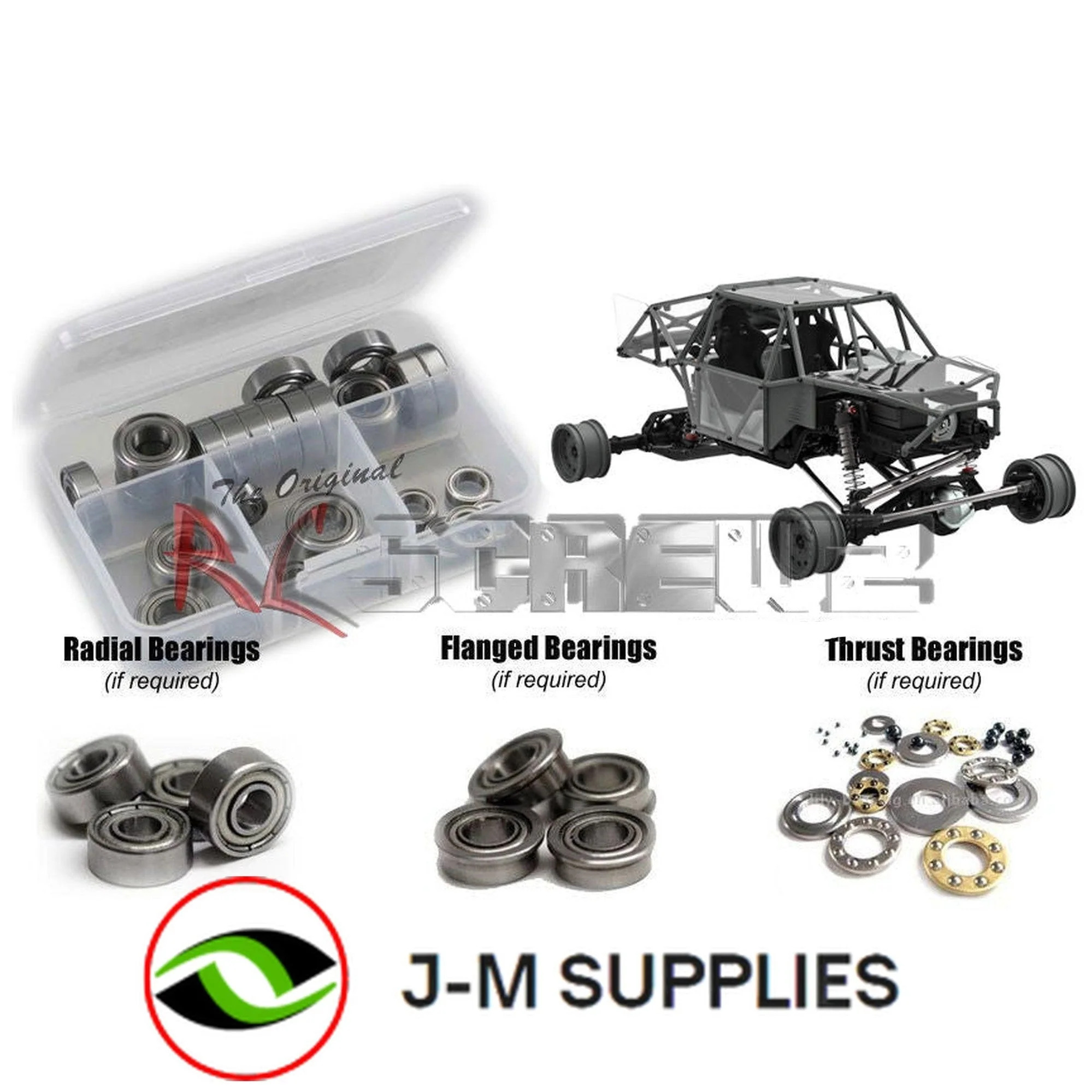 RCScrewZ Metal Shielded Bearing Kit gma013b for GMade GOM/Plus #GM5600 ...