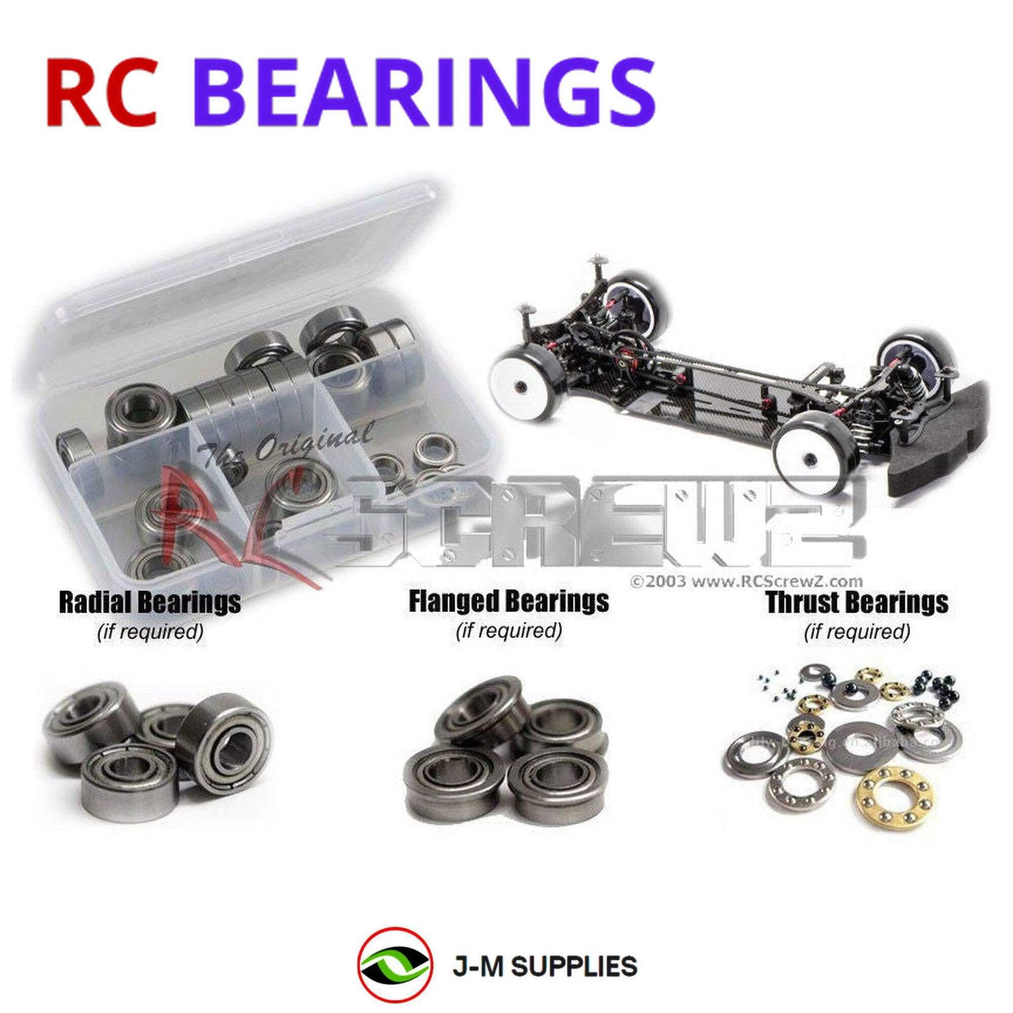 RCScrewZ Metal Shielded Bearing Kit inf001b for Infinity IF14 Touring 1 ...