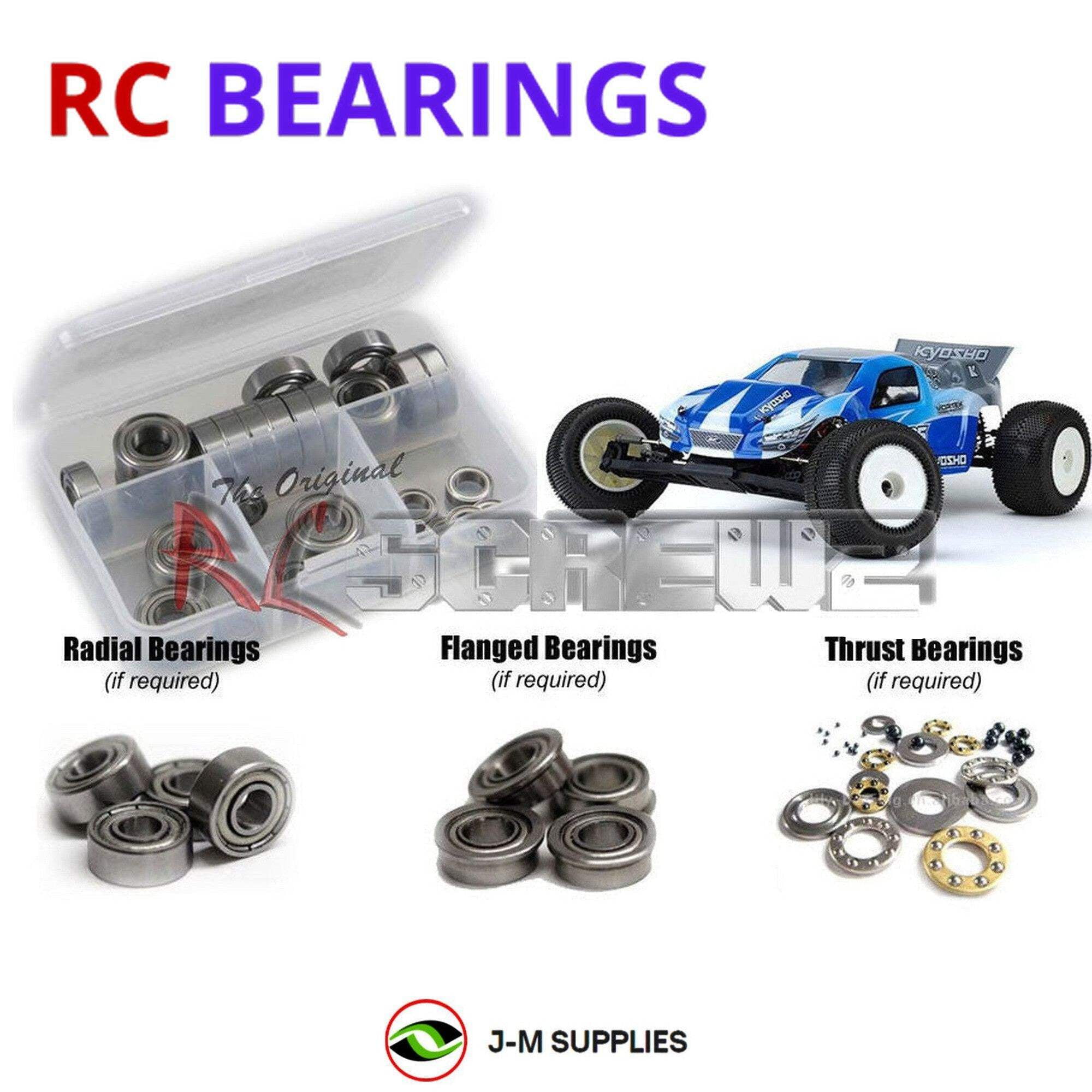 RCScrewZ Metal Shielded Bearing Kit kyo120b for Kyosho Ultima RT5 ...
