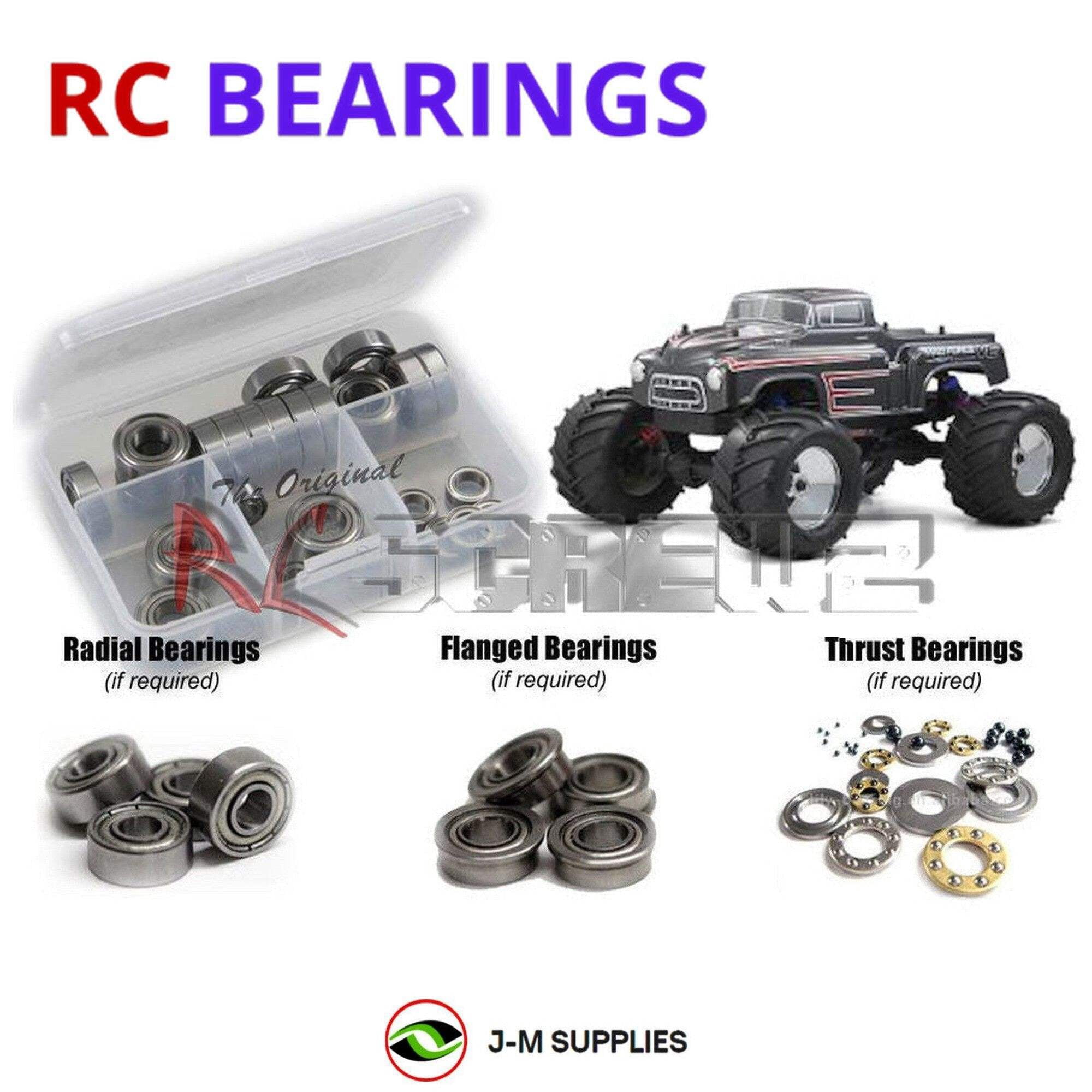 RCScrewZ Metal Shielded Bearing Kit kyo131b for Kyosho Mad Force ...