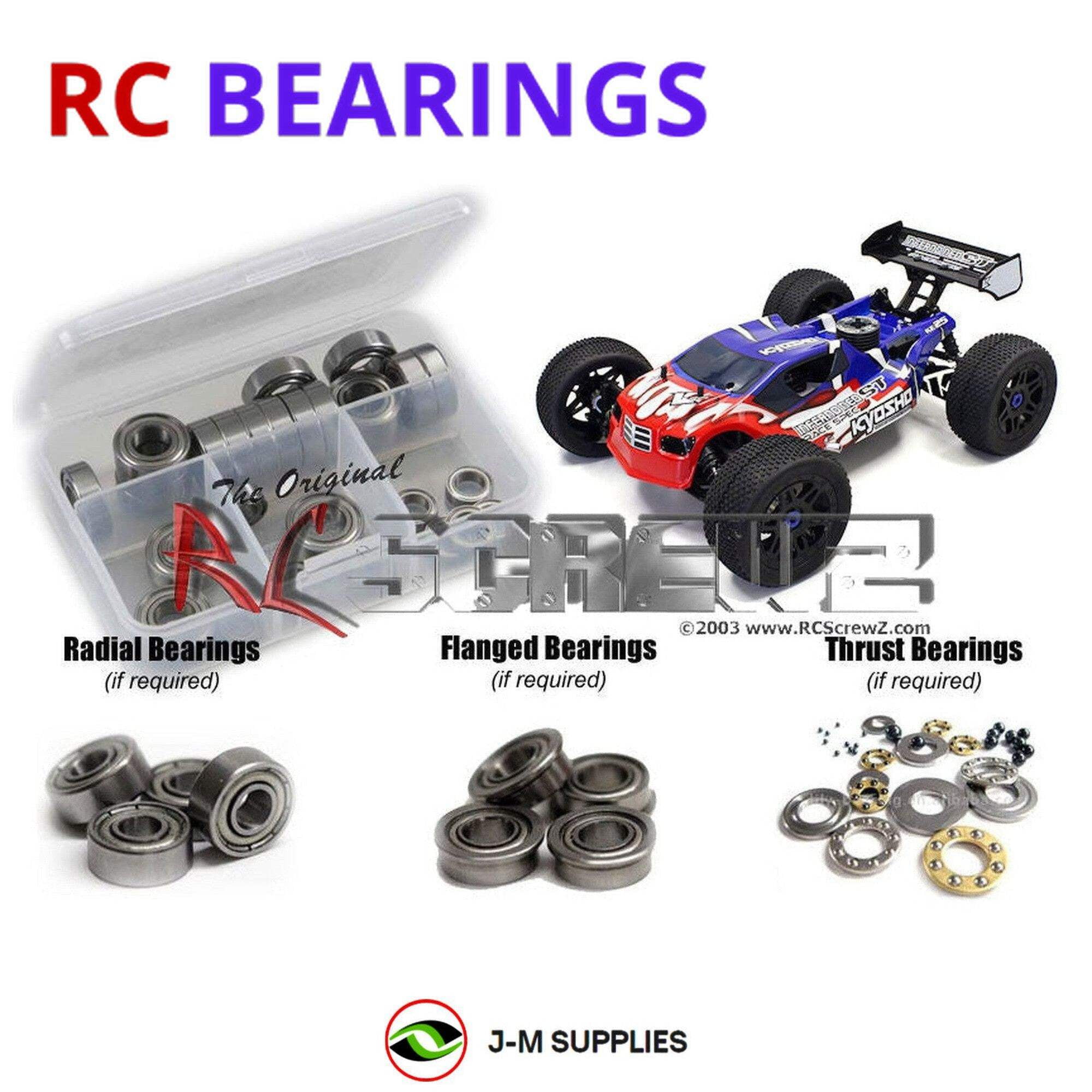 RCScrewZ Metal Shielded Bearing Kit kyo140b for Kyosho Inferno Neo ST ...