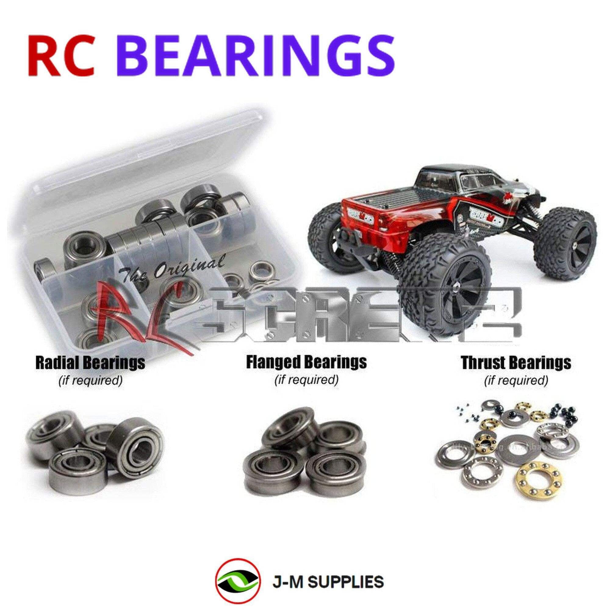RCScrewZ Metal Shielded Bearing Kit rcr022b for RedCat Racing Terremoto ...