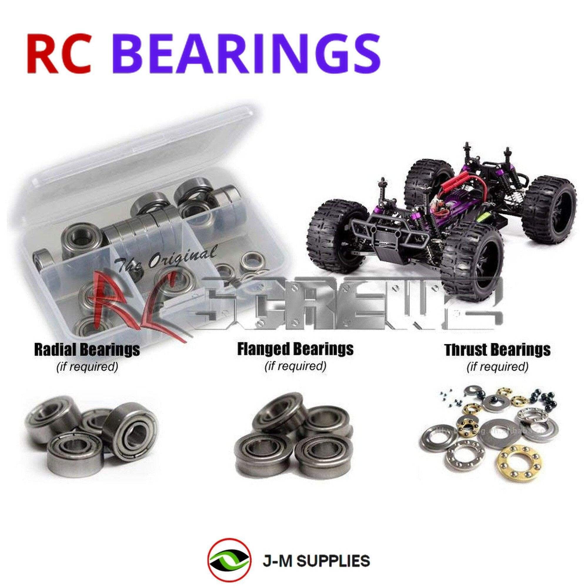 RCScrewZ Metal Shielded Bearing Kit rcr034b for RedCat Racing Volcano ...