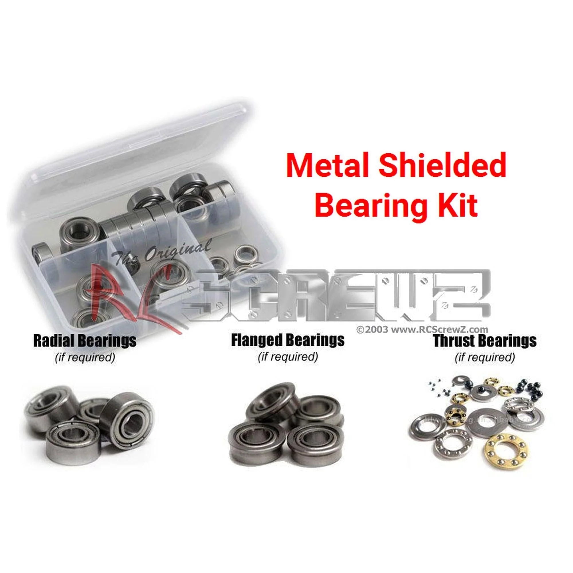 RCScrewZ Metal Shielded Bearing Kit rcr064b for RedCat Everest Gen 7 ...