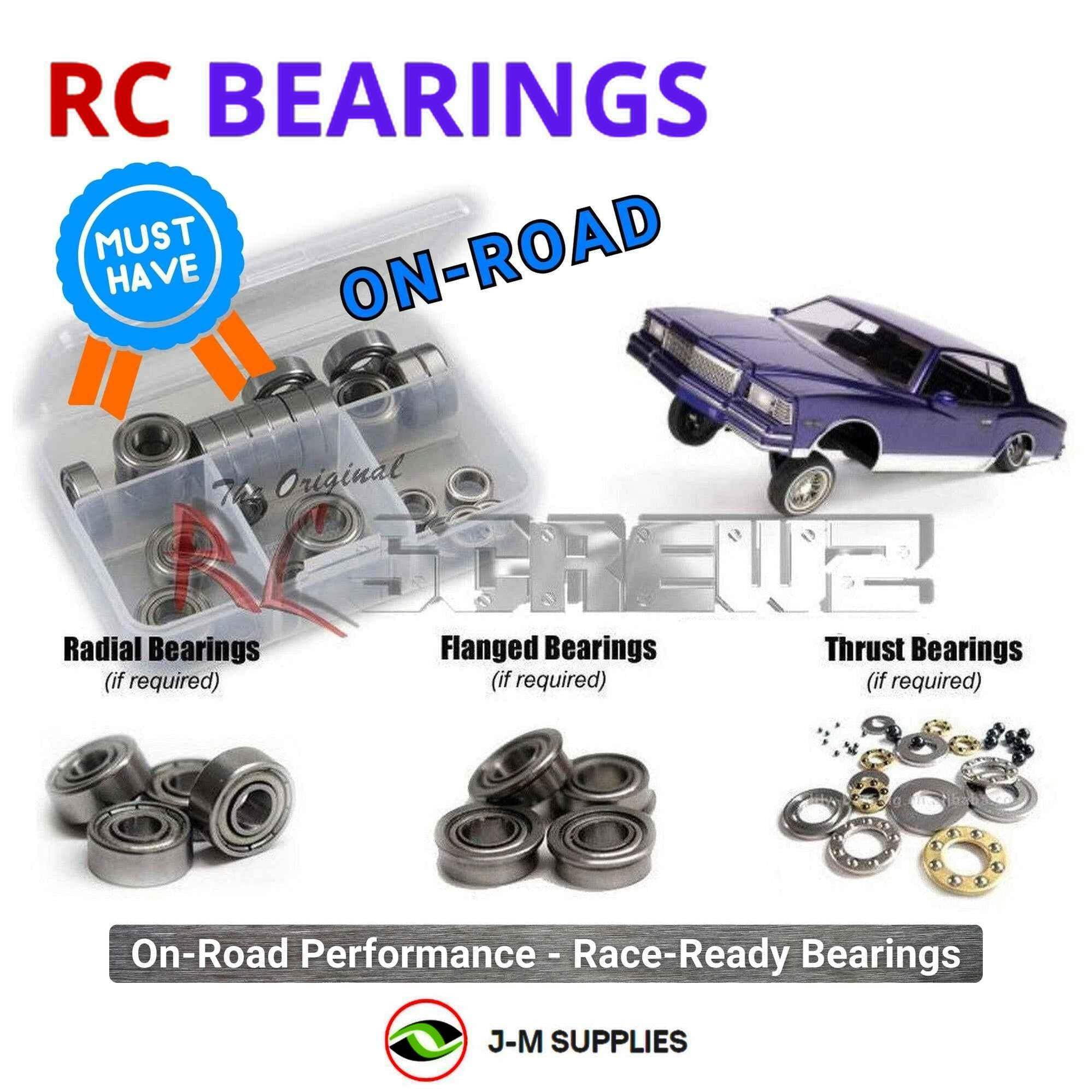 RCScrewZ Metal Shielded Bearing Kit rer075b for RedCat 1979 Monte Carlo ...