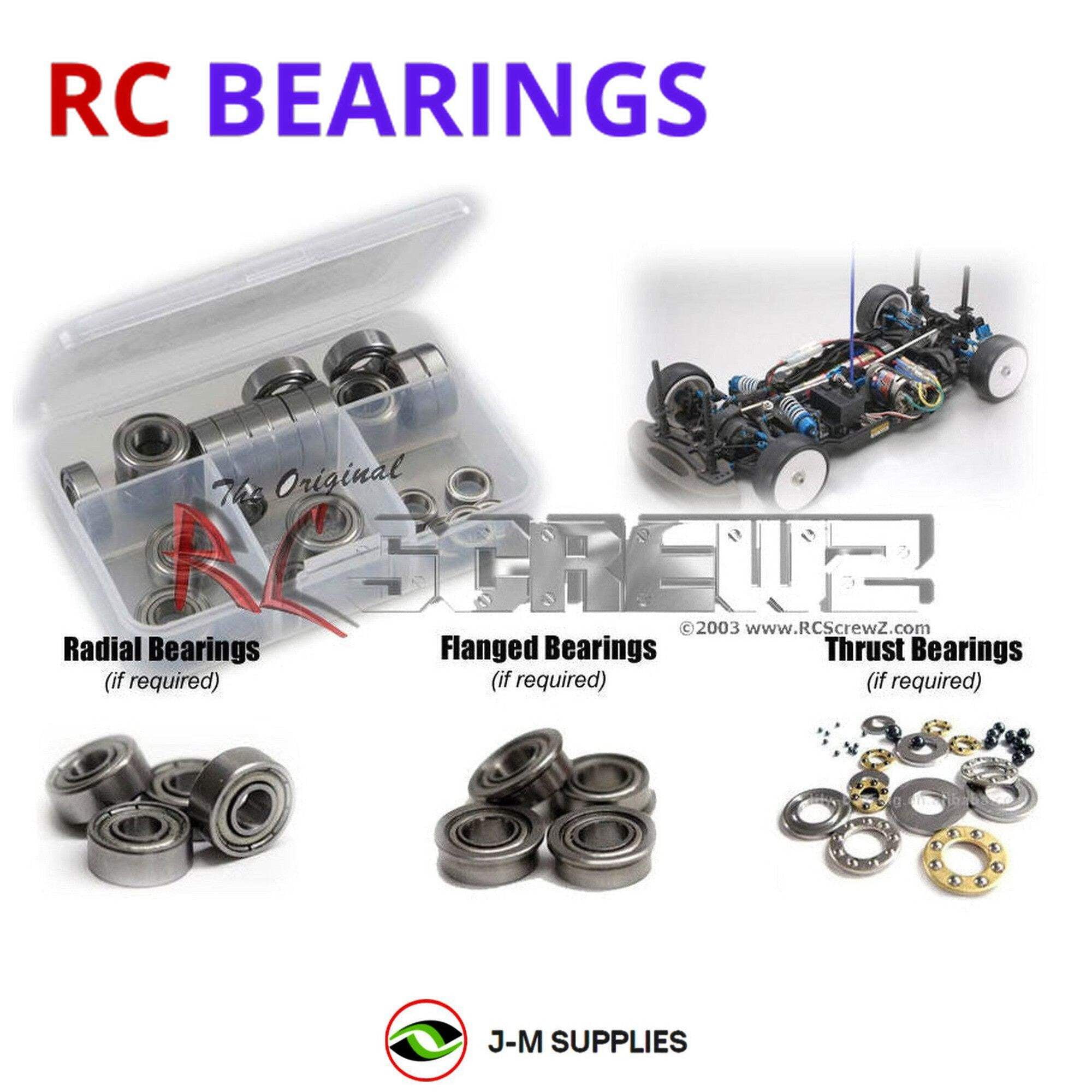 RCScrewZ Metal Shielded Bearing Kit tam112b for Tamiya TA05IFS-R 1/10th ...