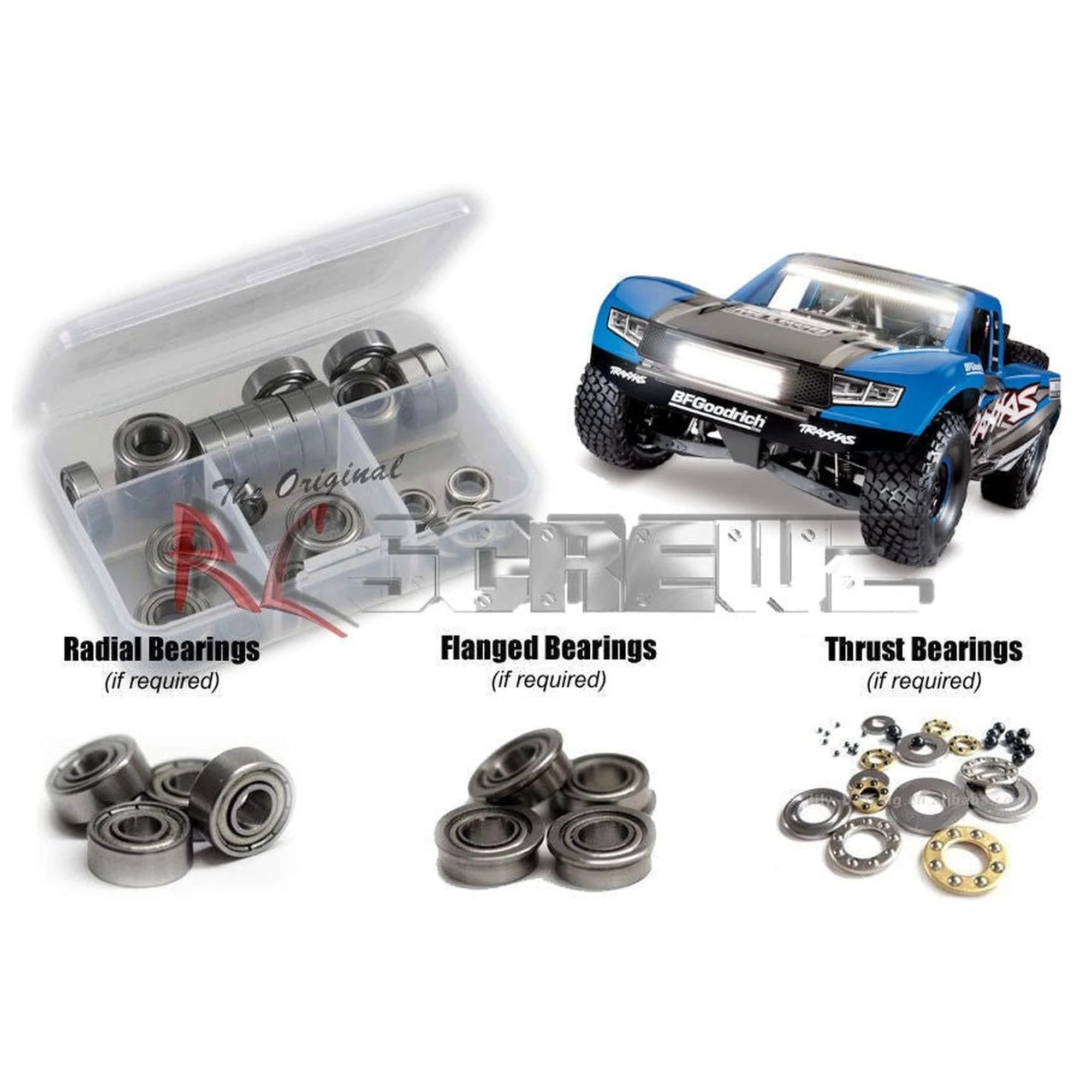RCScrewZ Metal Shielded Bearings tra092b for Traxxas Unlimited Desert ...