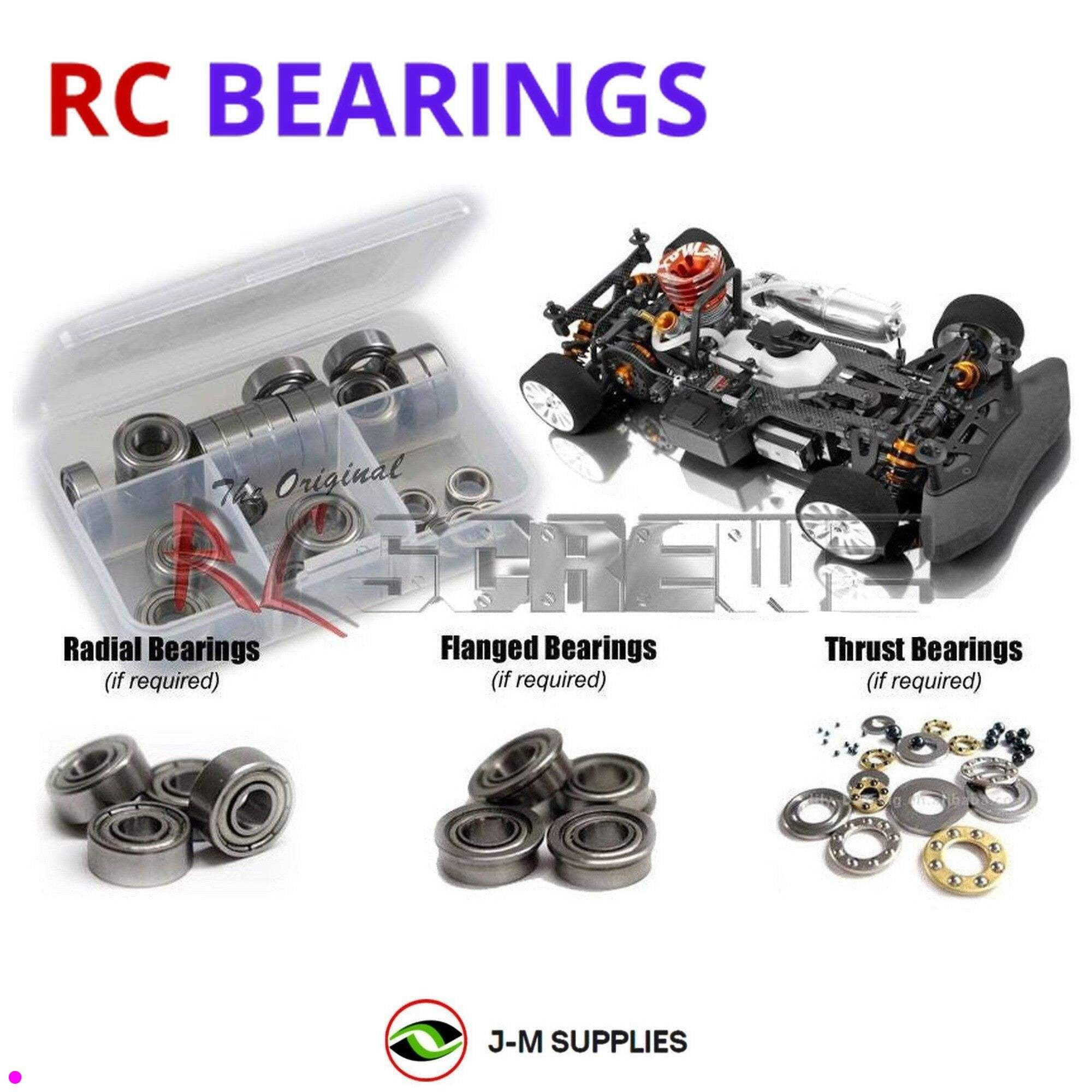 RCScrewZ Metal Shielded Bearing Kit xra016b for Team XRAY NT1 Nitro 1/ ...
