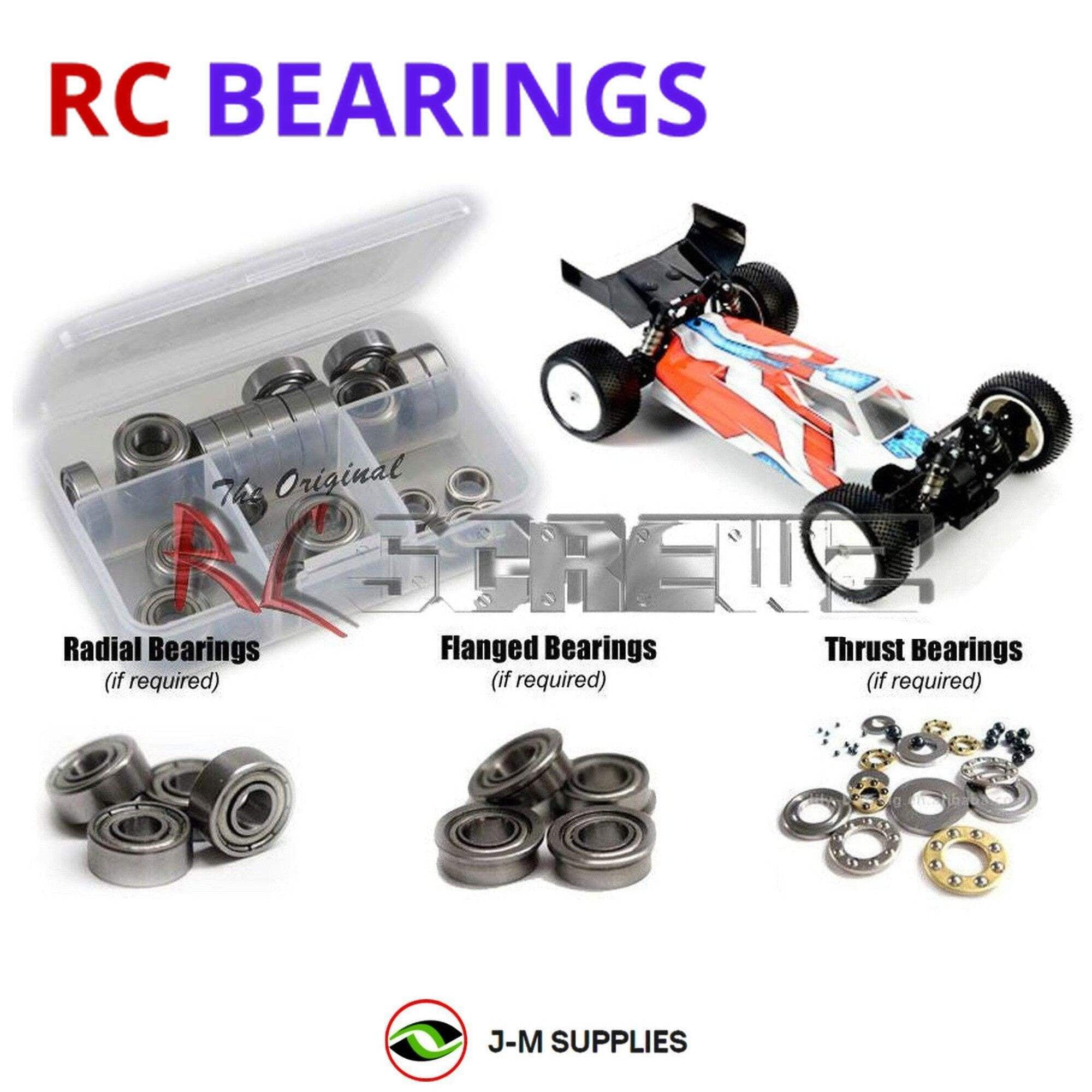 RCScrewZ Metal Shielded Bearing Kit xra051b for XRAY XB4 2016 #360003 ...