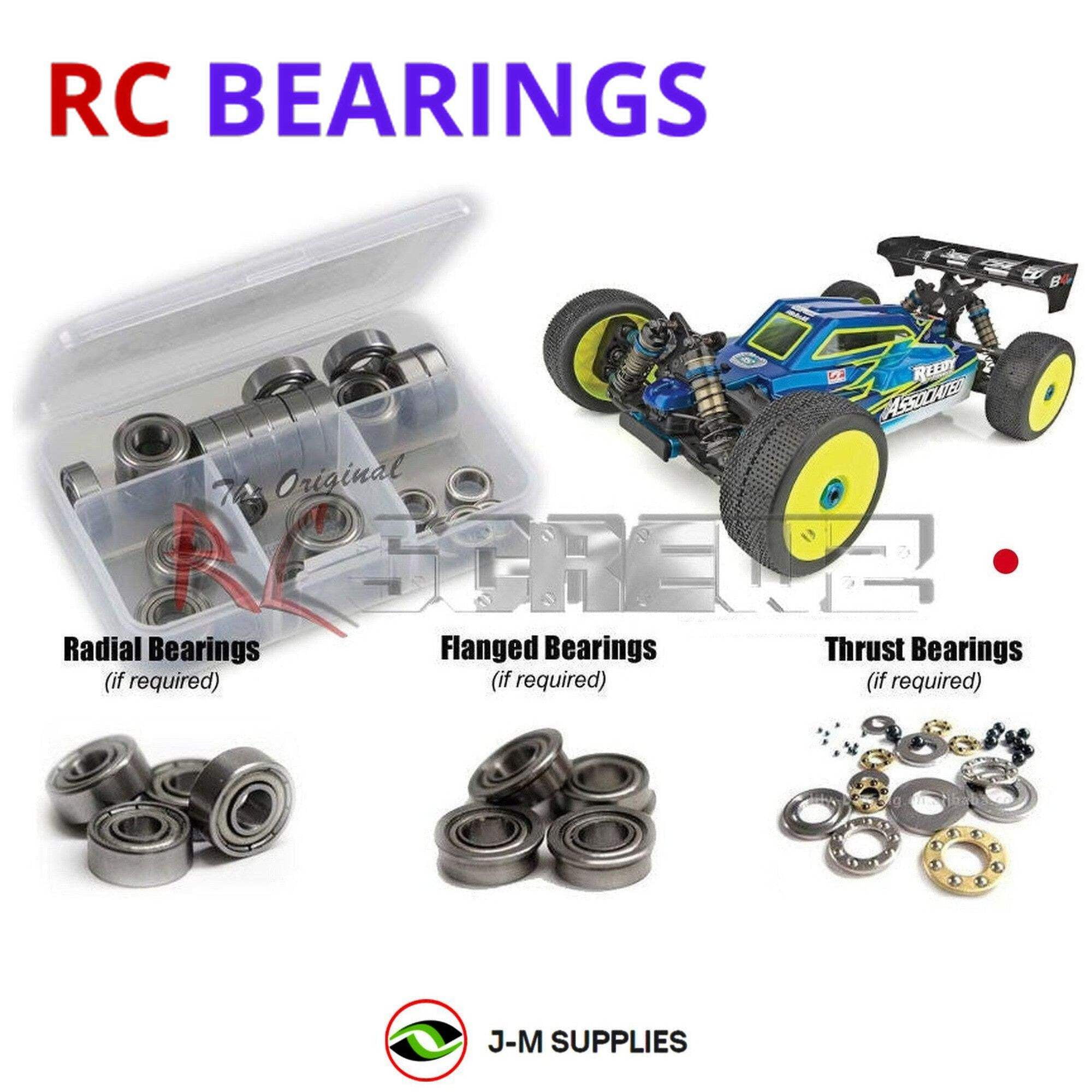 RCScrewZ Metal Shielded Bearings asc119b for Associated RC8B4e Team 1 ...